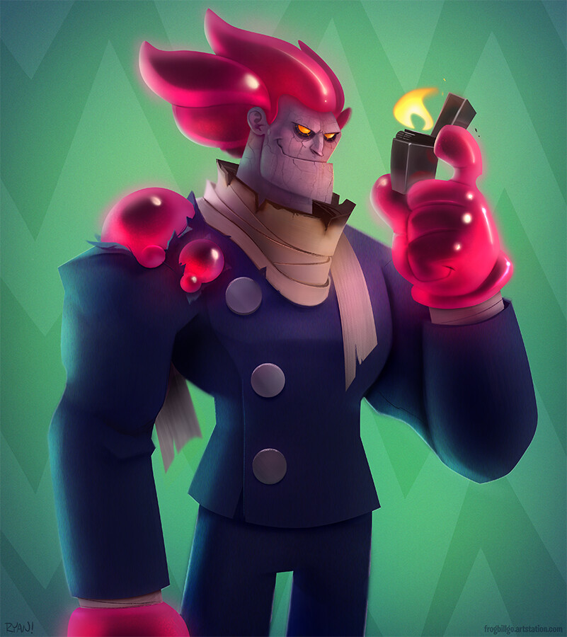 ArtStation - Smith The Fire Blob