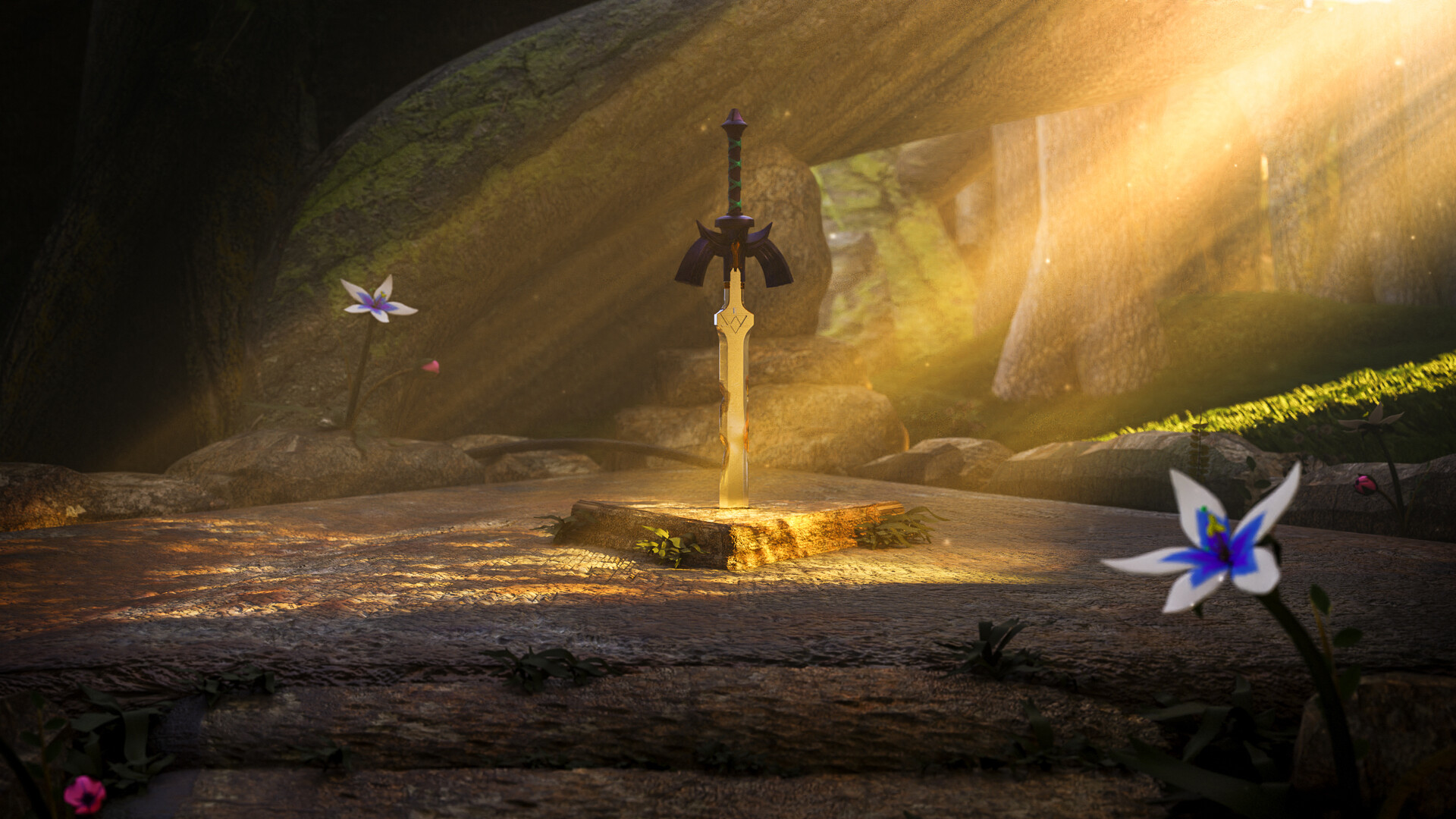 ArtStation - Mastersword Zelda Breath of The Wild