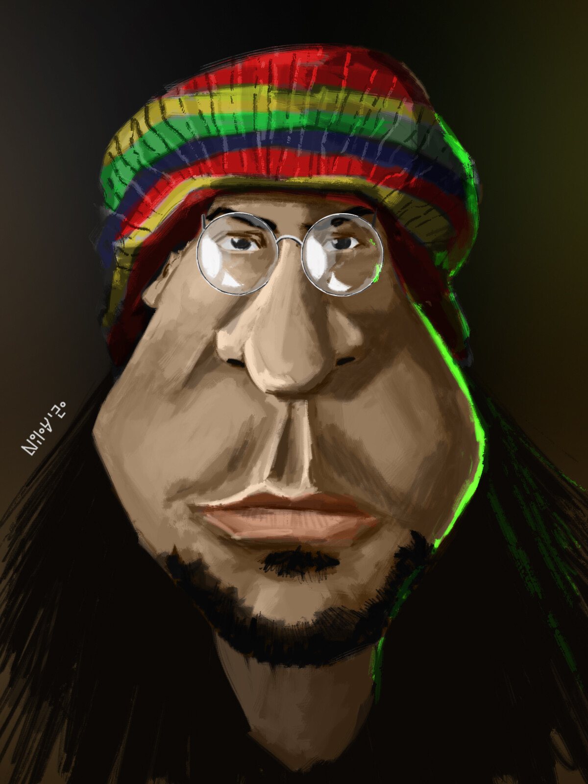 ArtStation - Caricature of Raef Al Hasan Rafa
