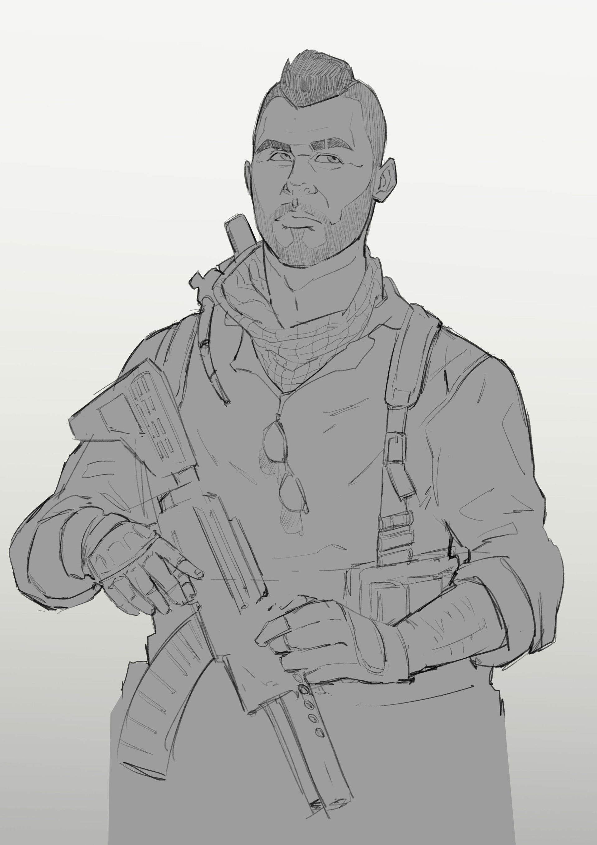 Call Of Duty Soap Drawing