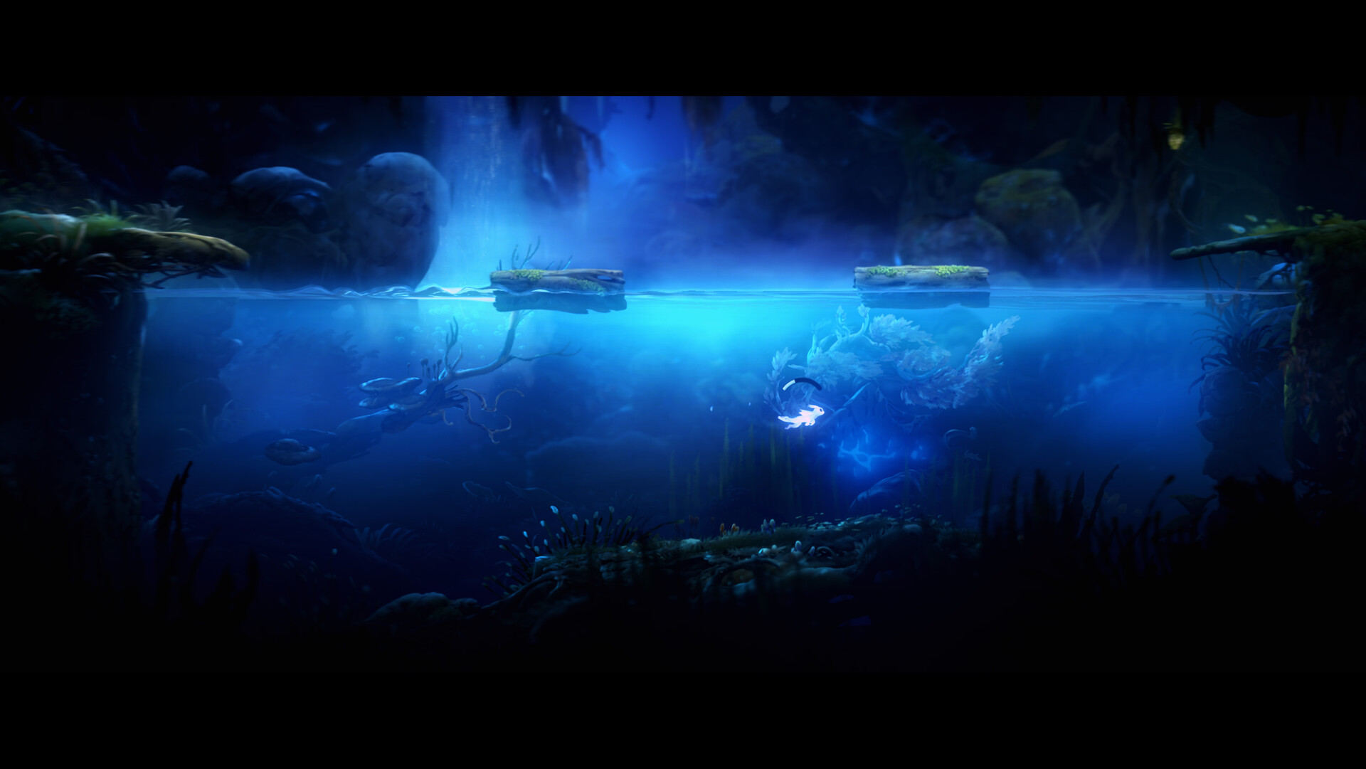 Juliano Yi - Ori and the Will of the Wisps - Water Set Dressing / Lighting