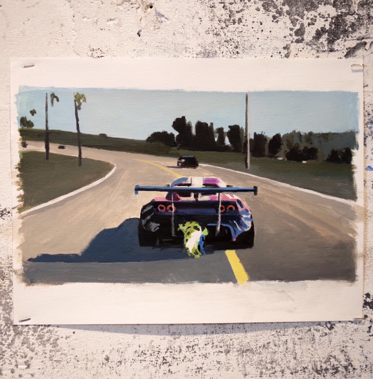 ArtStation - NFS Heat Screen Capture Painting