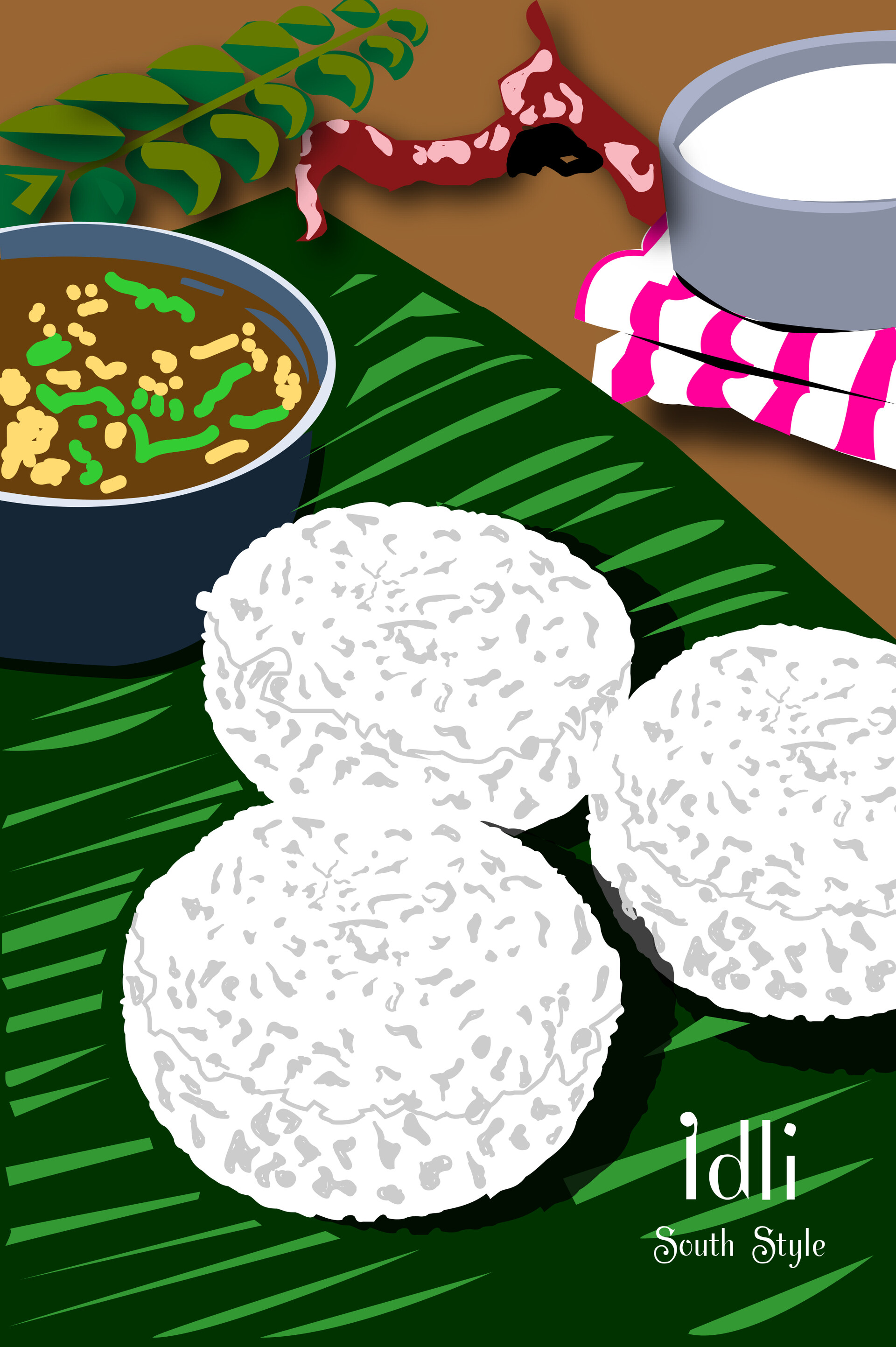 ArtStation - Idli Down South Style