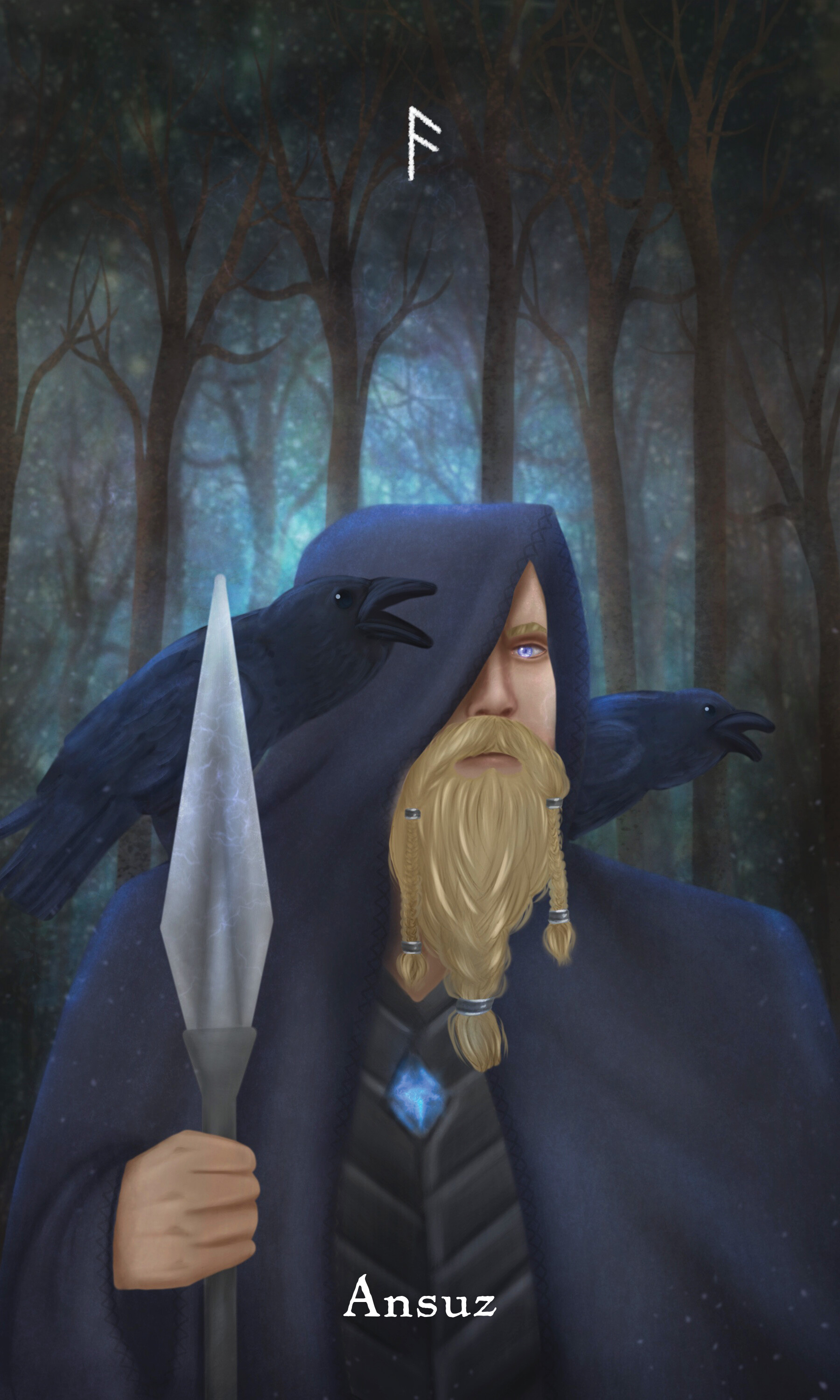 ArtStation - Ansuz Rune Character