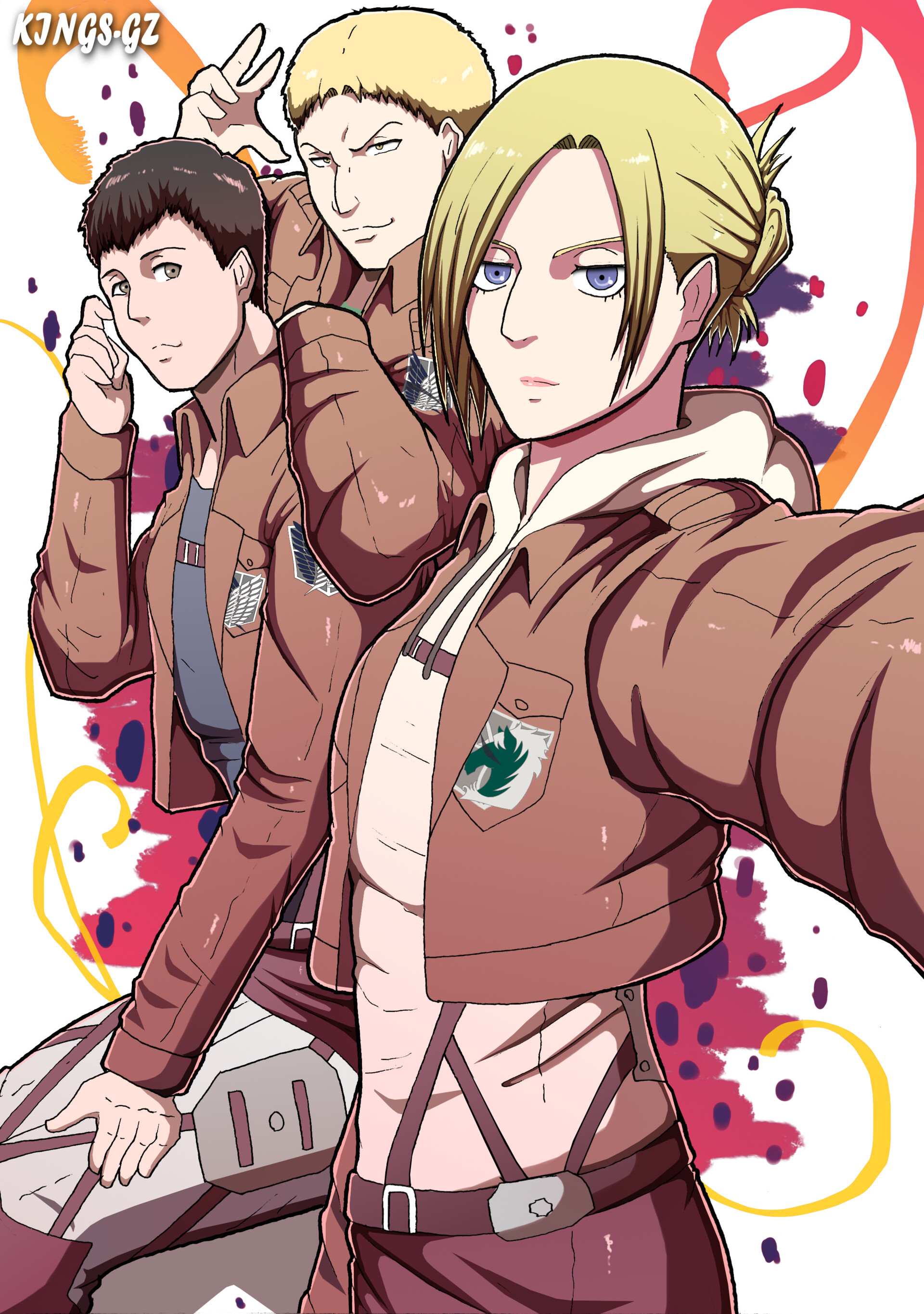 Kings Gz Attack On Titan Artwork