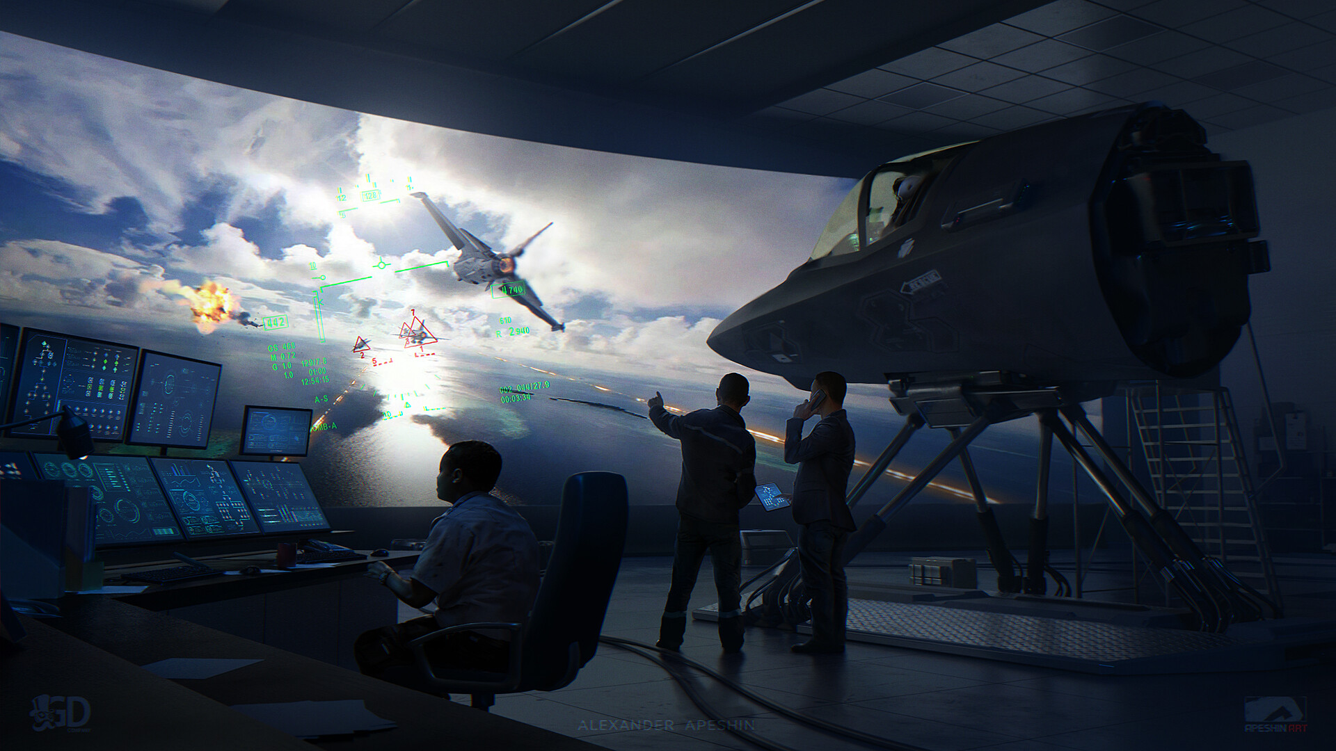 ArtStation - Fighter Simulator