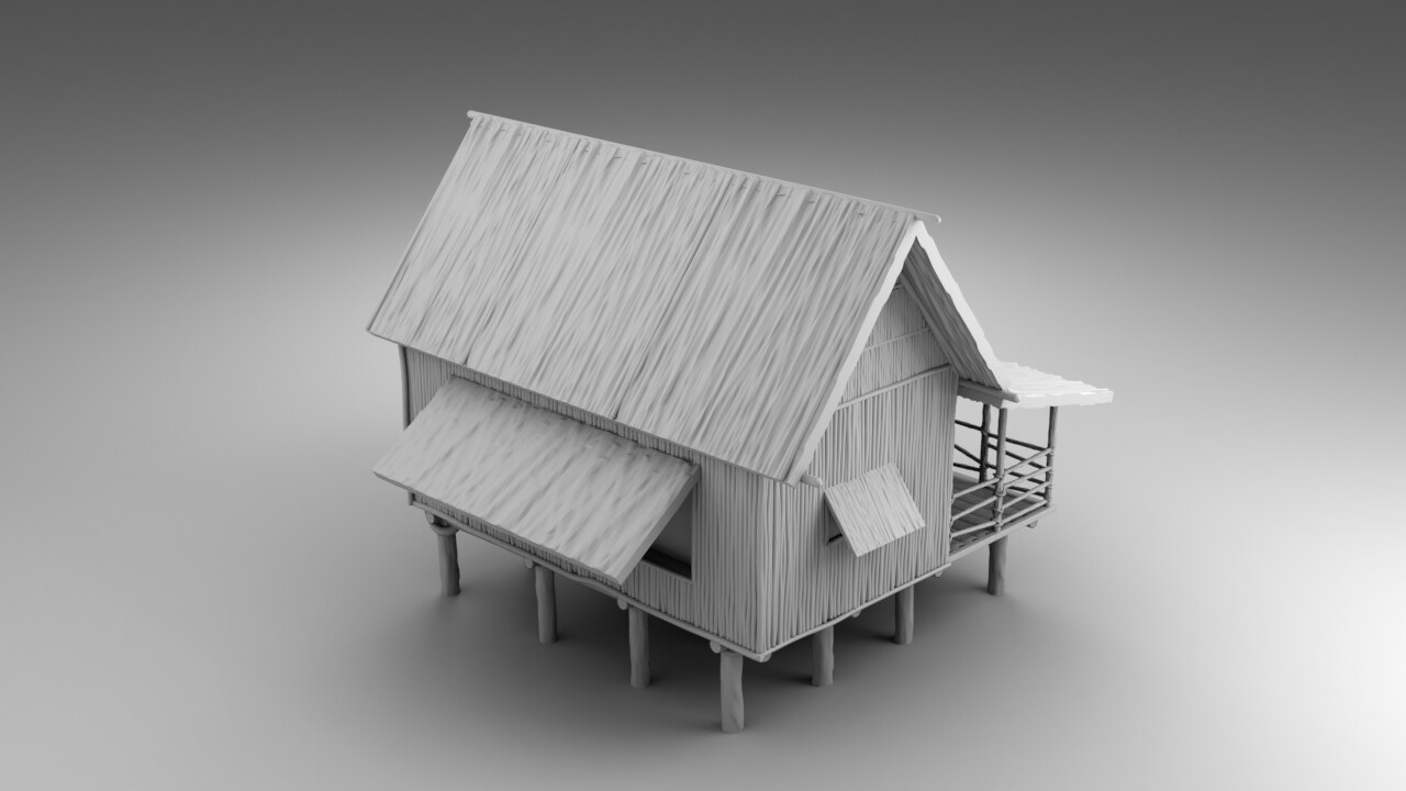 ArtStation - Papuan house