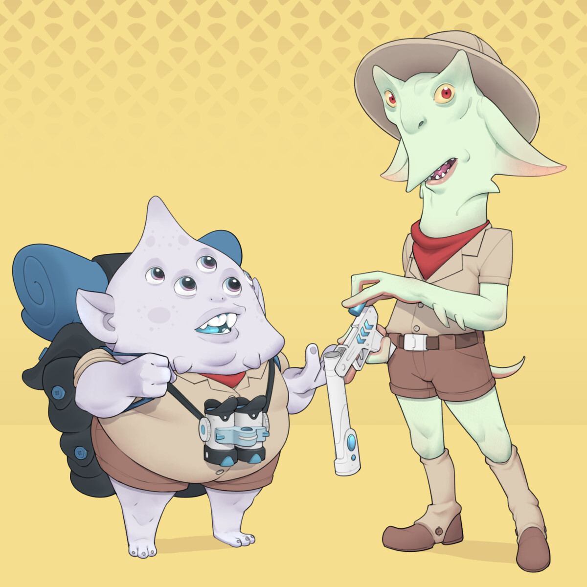 ArtStation - Alien Hunting Buddies
