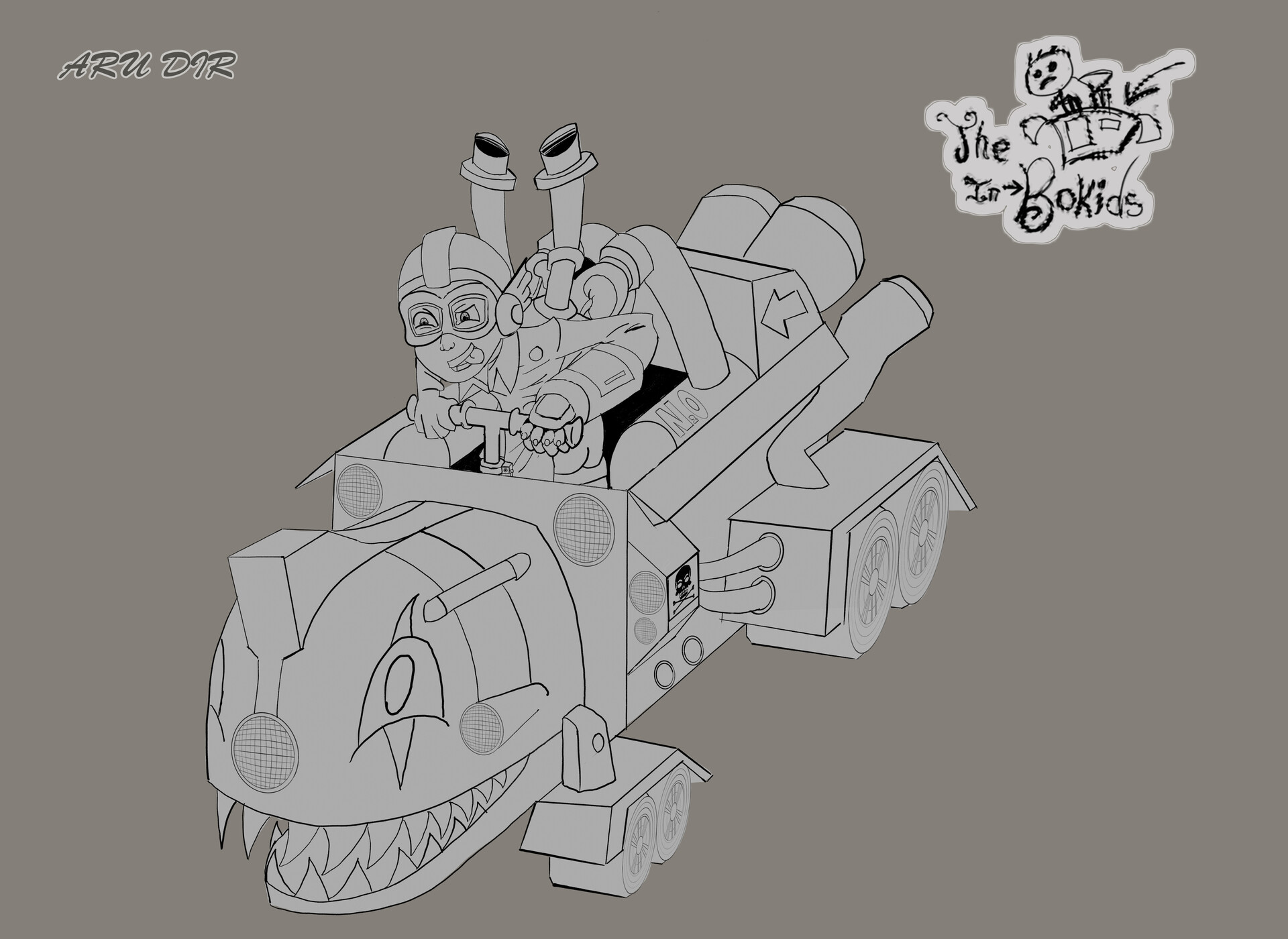 Arudo - The In-BoKids | Joyful Character| Kart Bokid