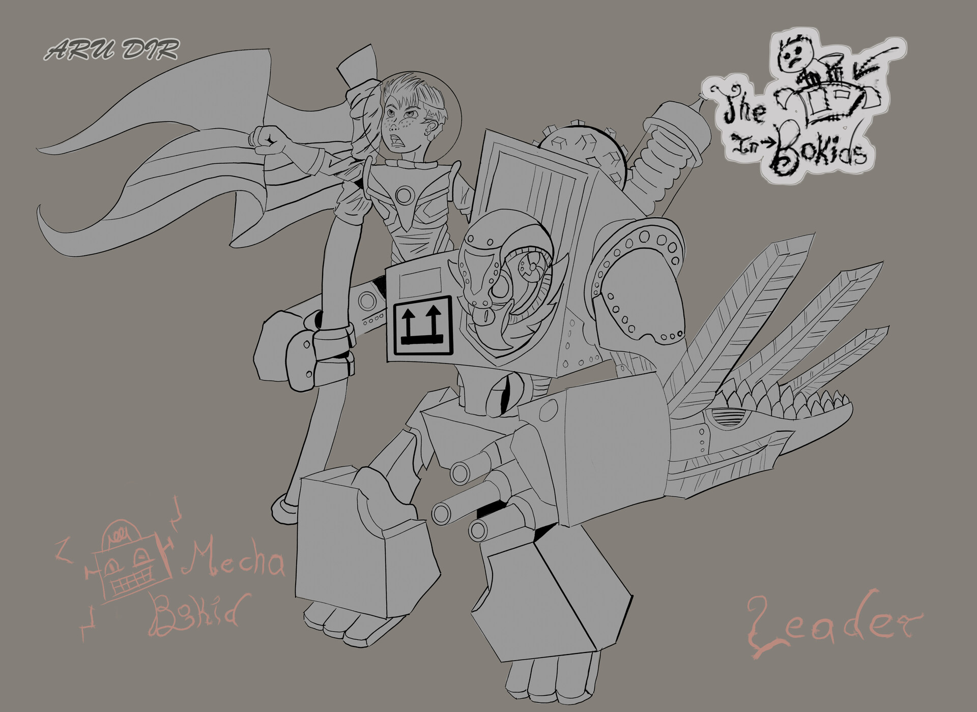 Aldo I. Diaz (Arudo) - The In-BoKids | Leader Character| Mecha Bokid