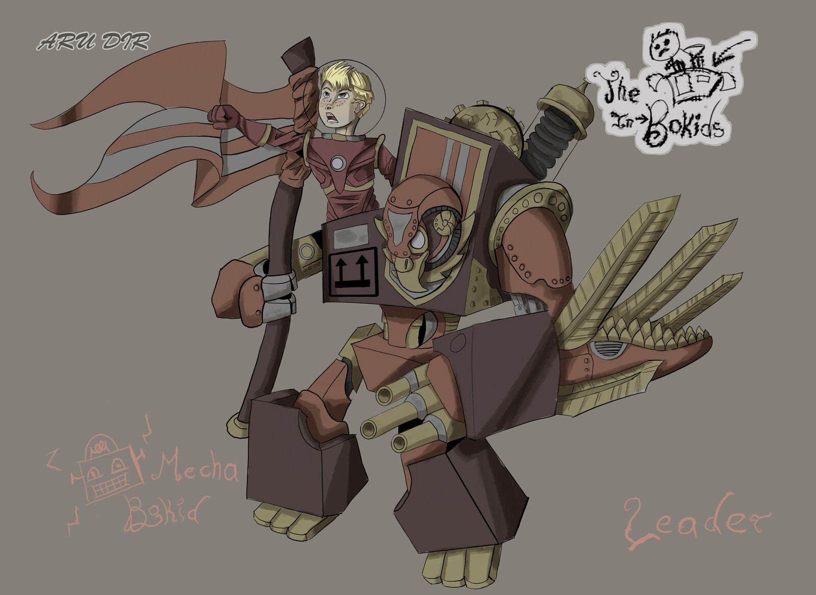 Aldo I. Diaz (Arudo) - The In-BoKids | Leader Character| Mecha Bokid