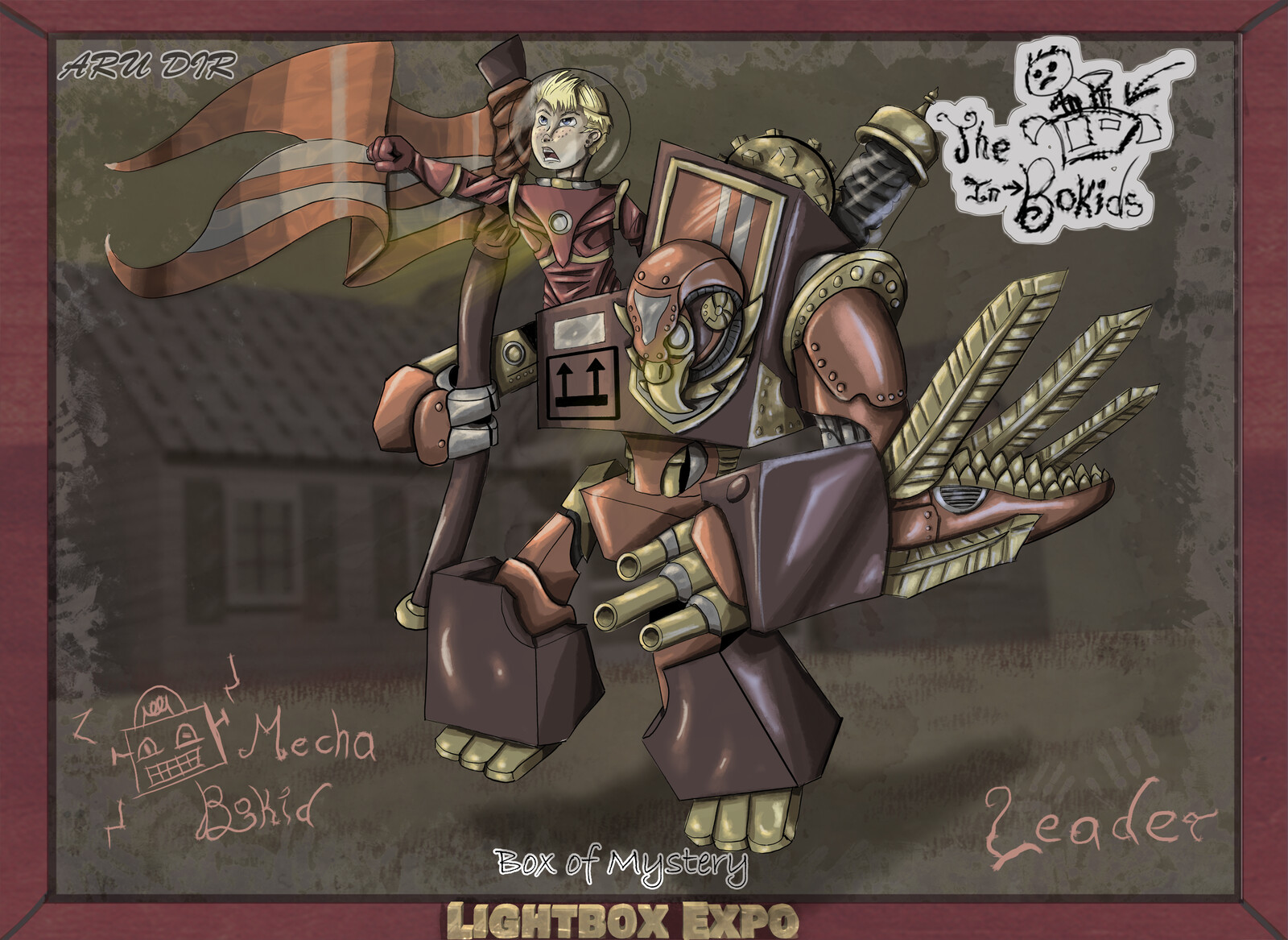 Aldo I. Diaz (Arudo) - The In-BoKids | Leader Character| Mecha Bokid