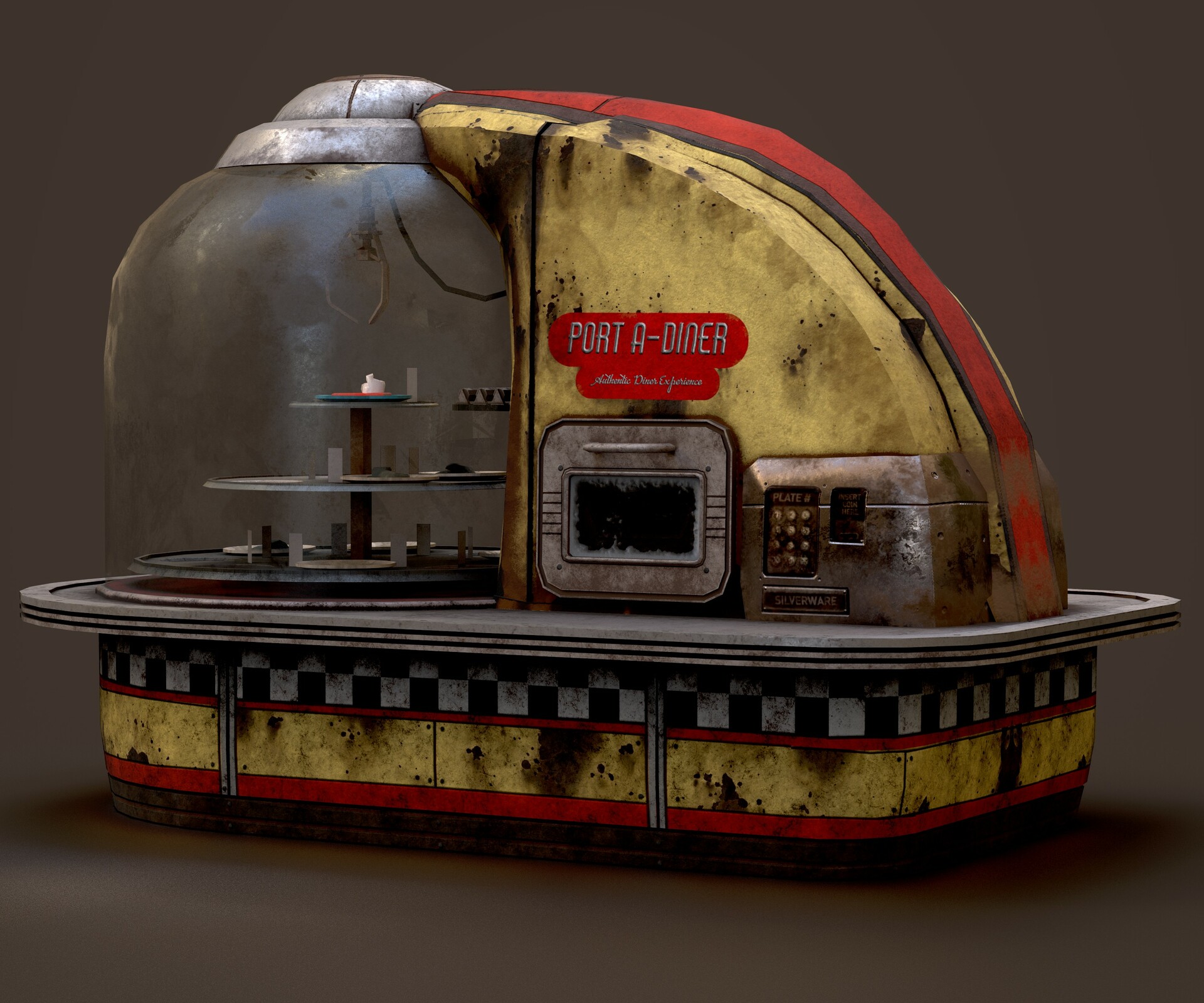 Tarsha Schaller - Fallout Port A Diner Perfectly preserved Pie