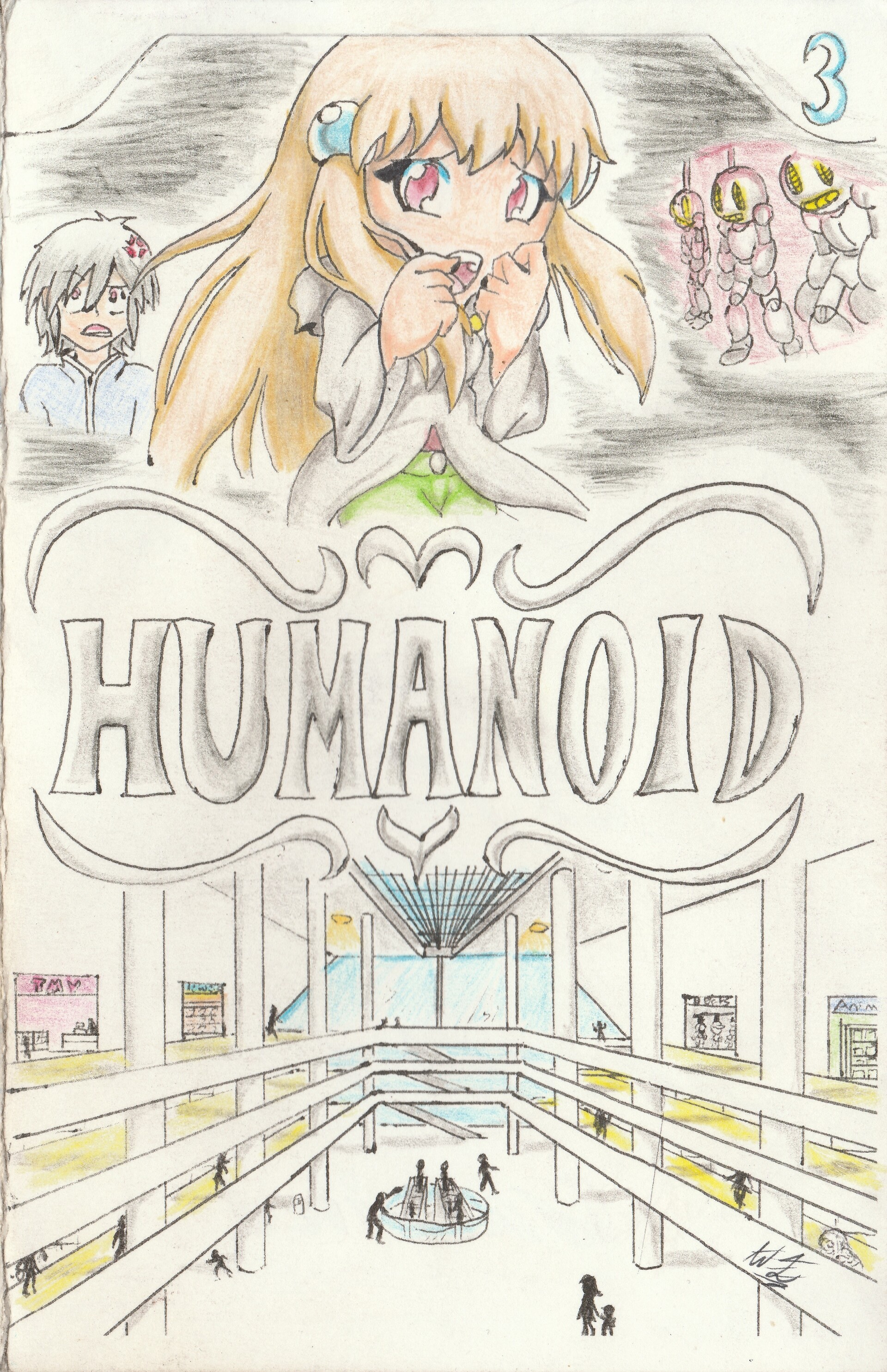 ArtStation - HUMANOID BOOK 3 (old work)