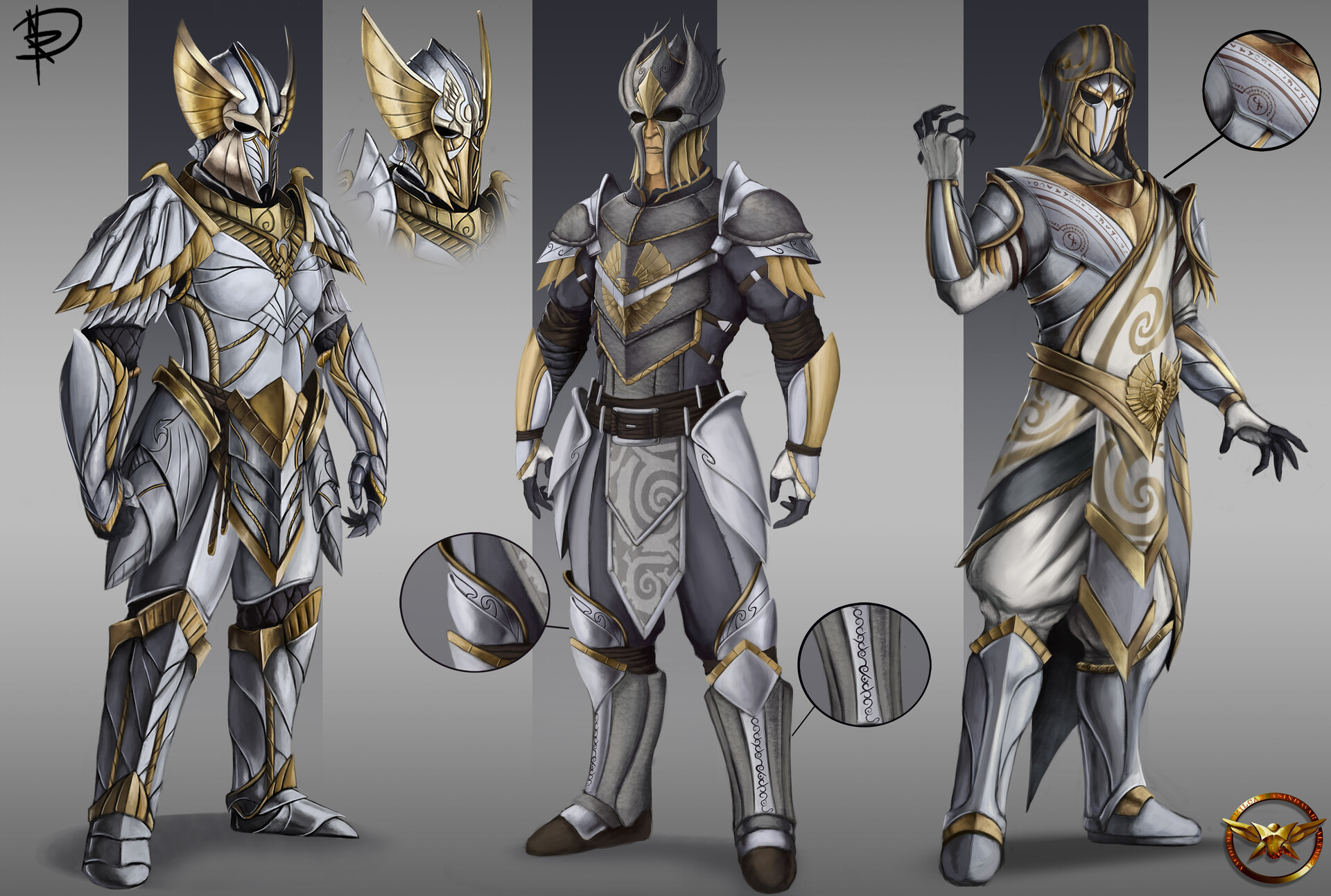 ArtStation - Beyond Skyrim: Dominion Armor Showcase