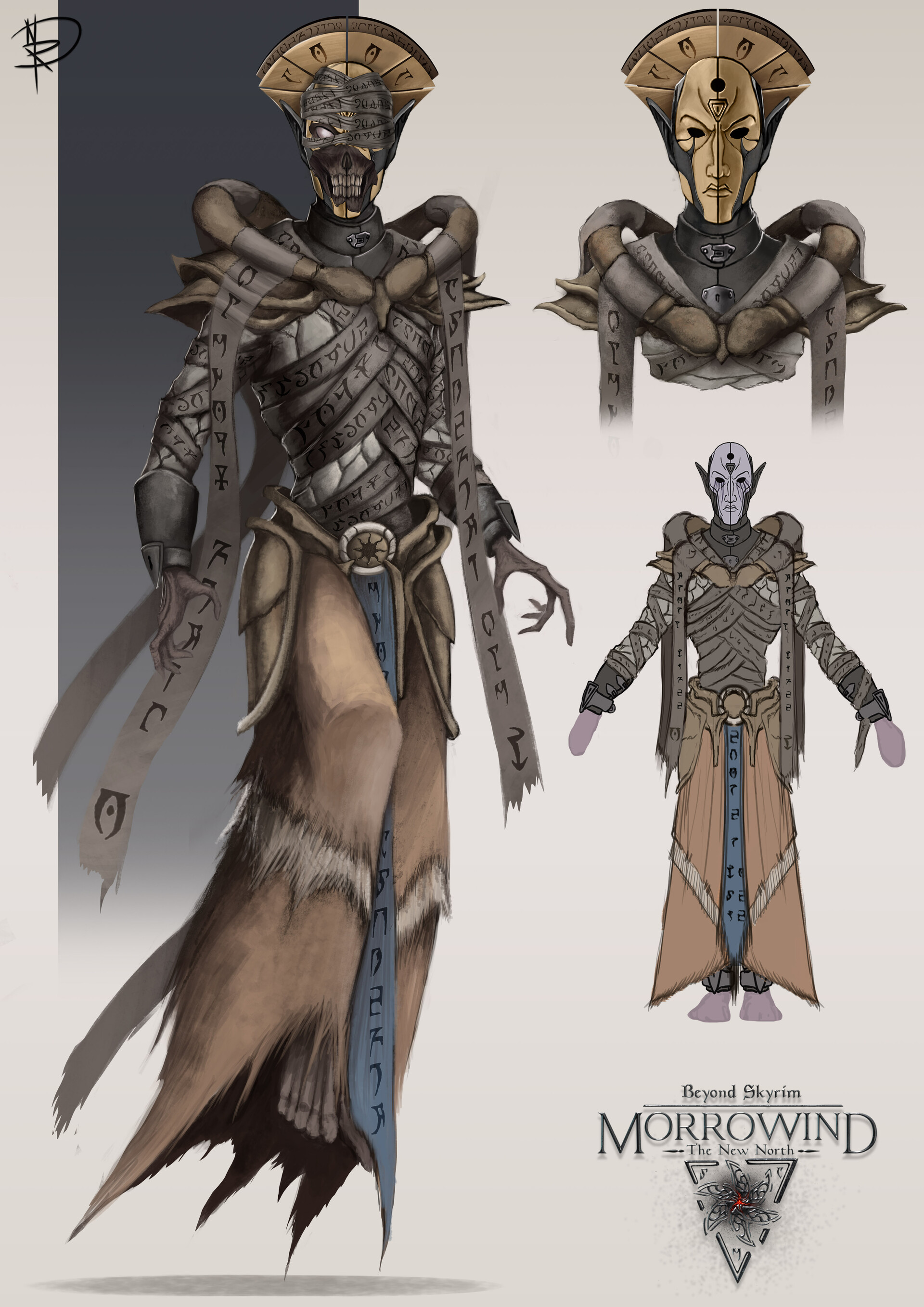 Skyrim Concept Art Armor