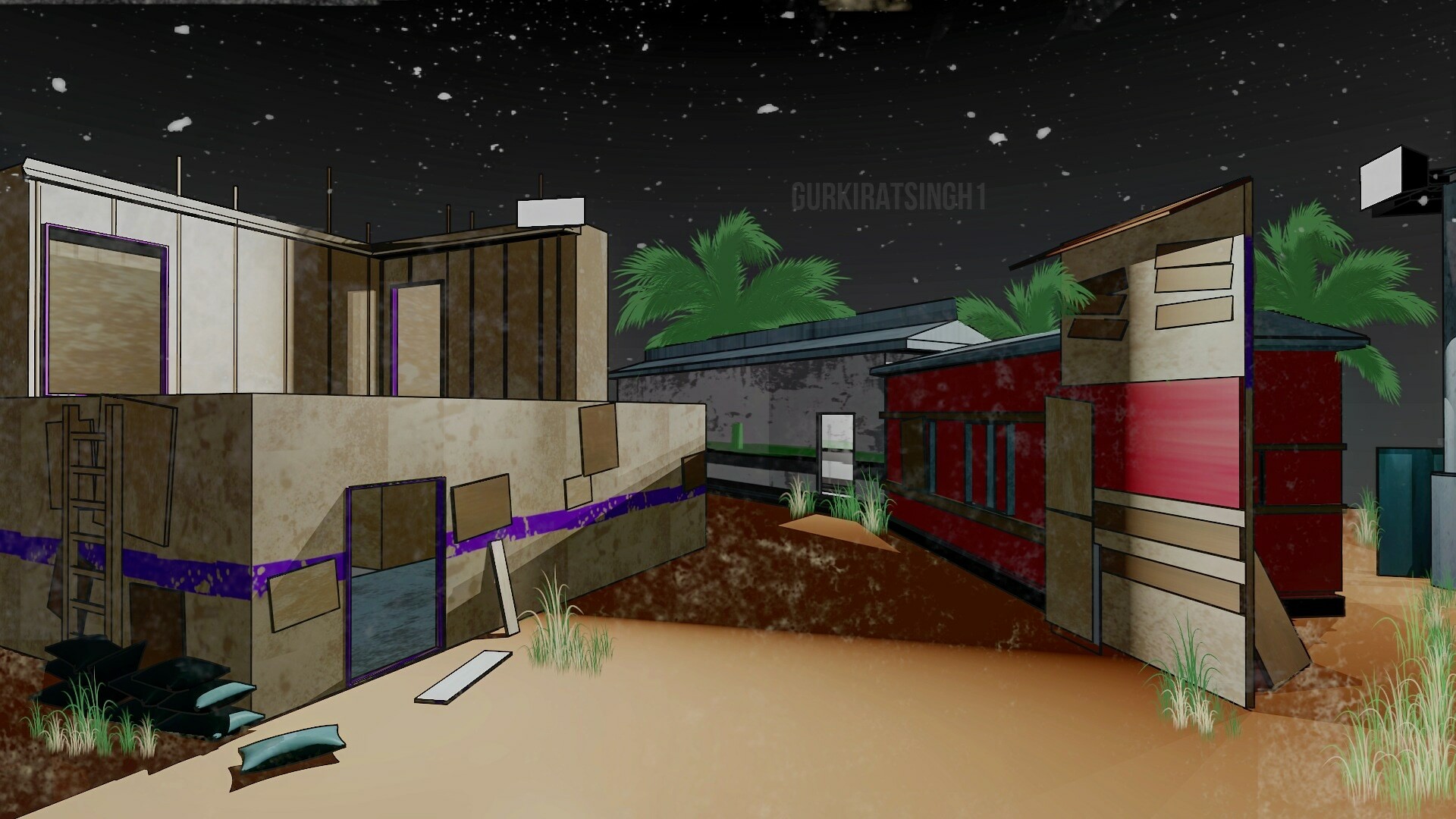 ArtStation - Firing Range Artwork #2