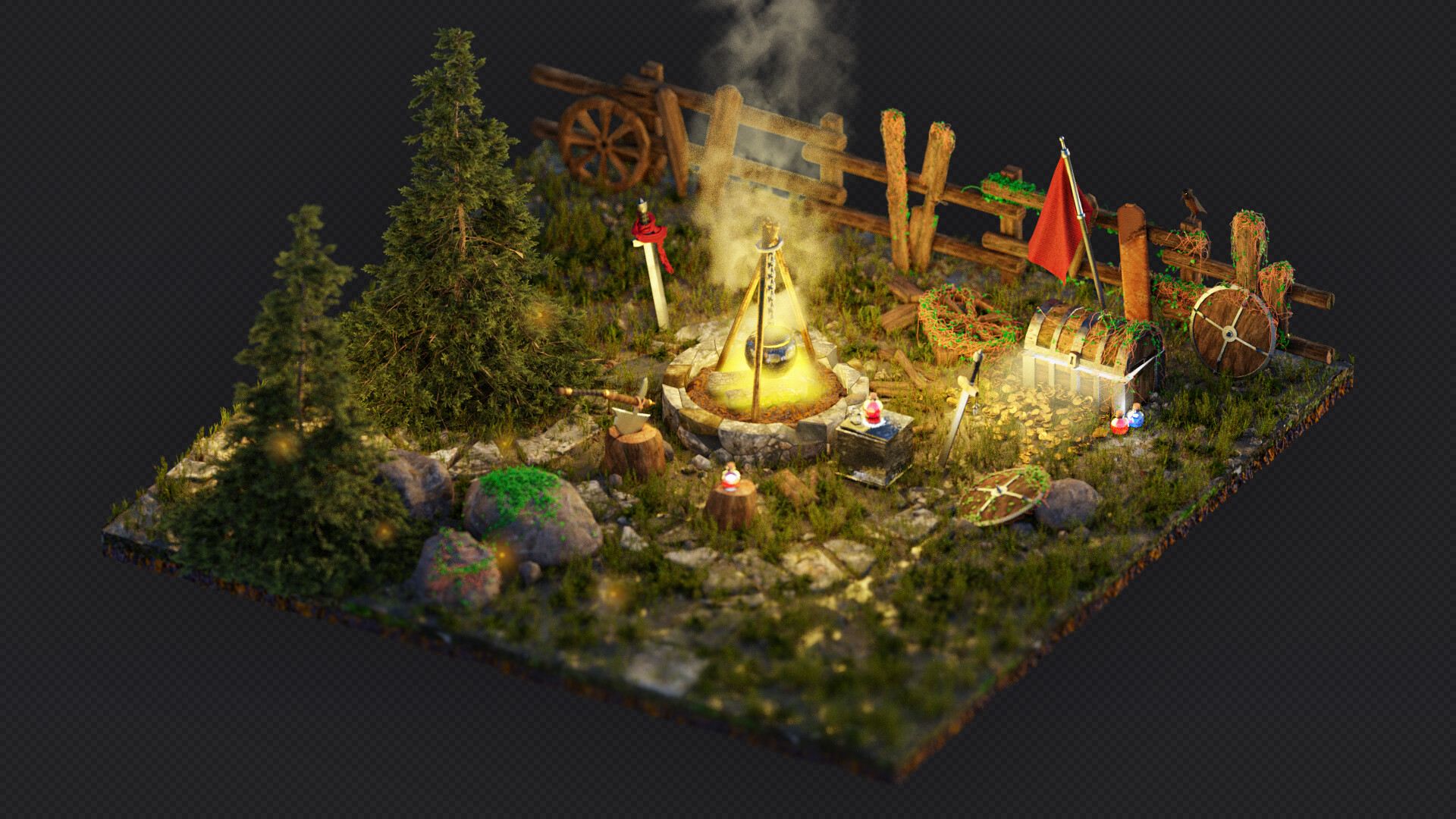 ArtStation - Old Camp