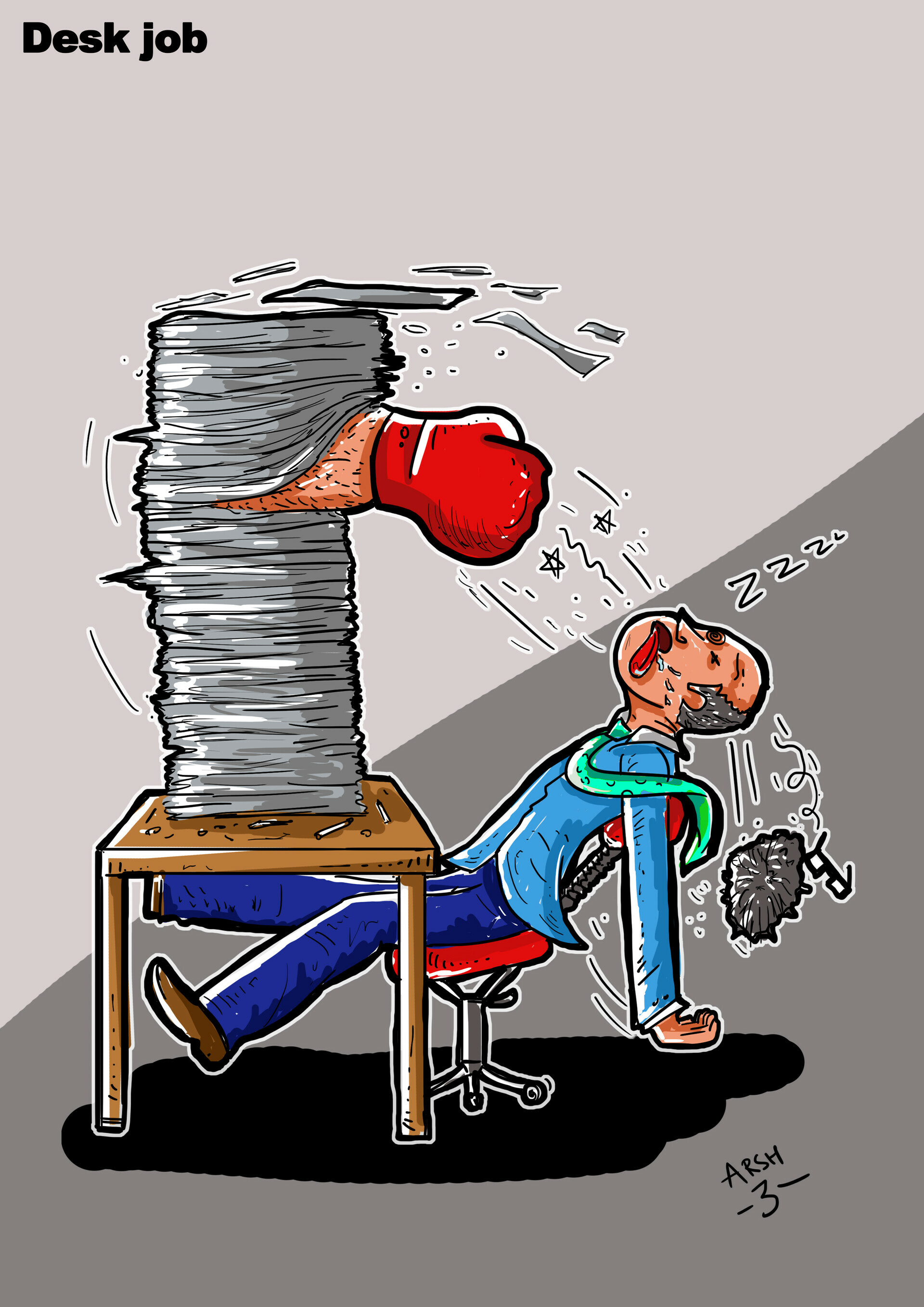 ArtStation - desk job