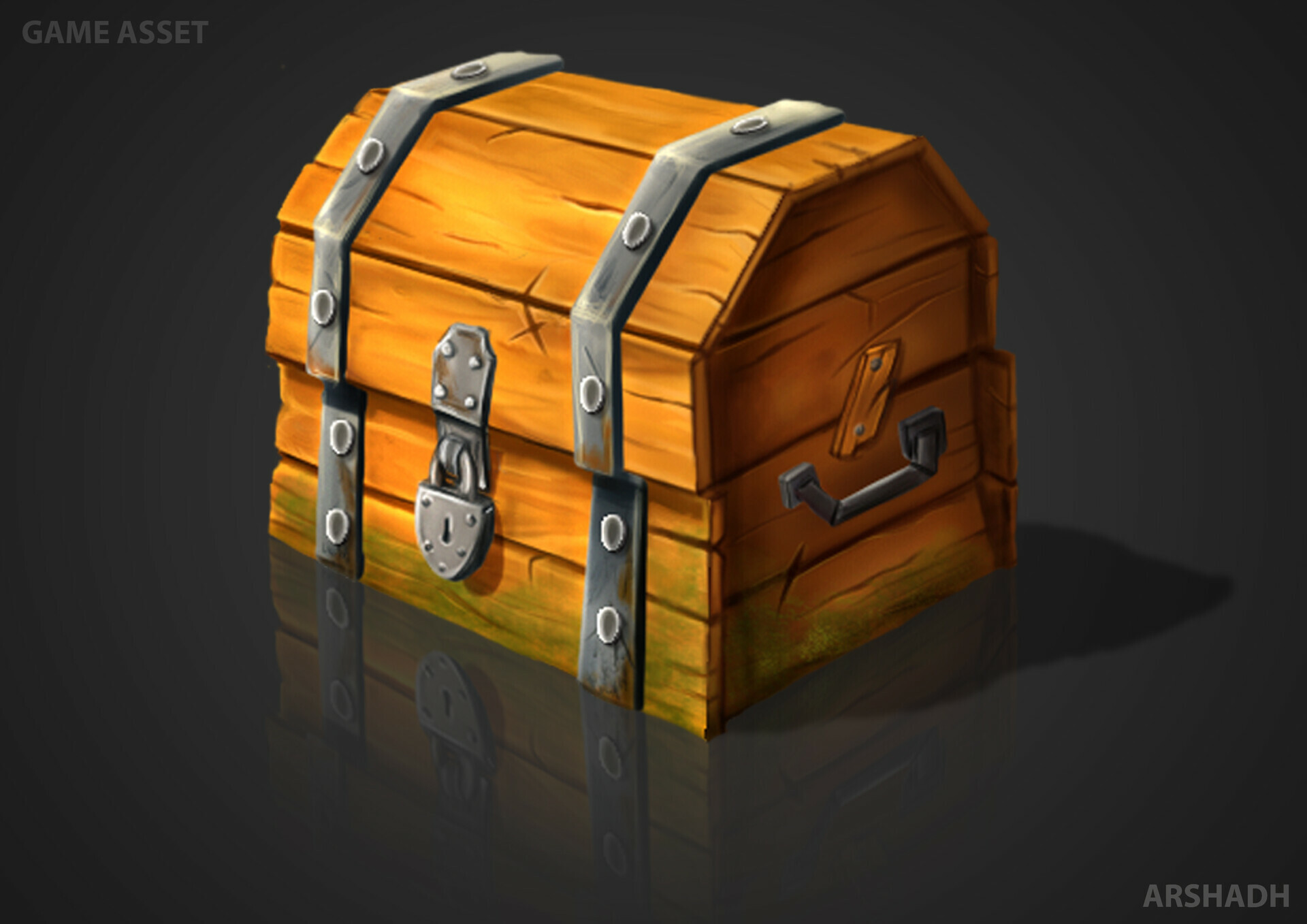 ArtStation - prop : treasure chest