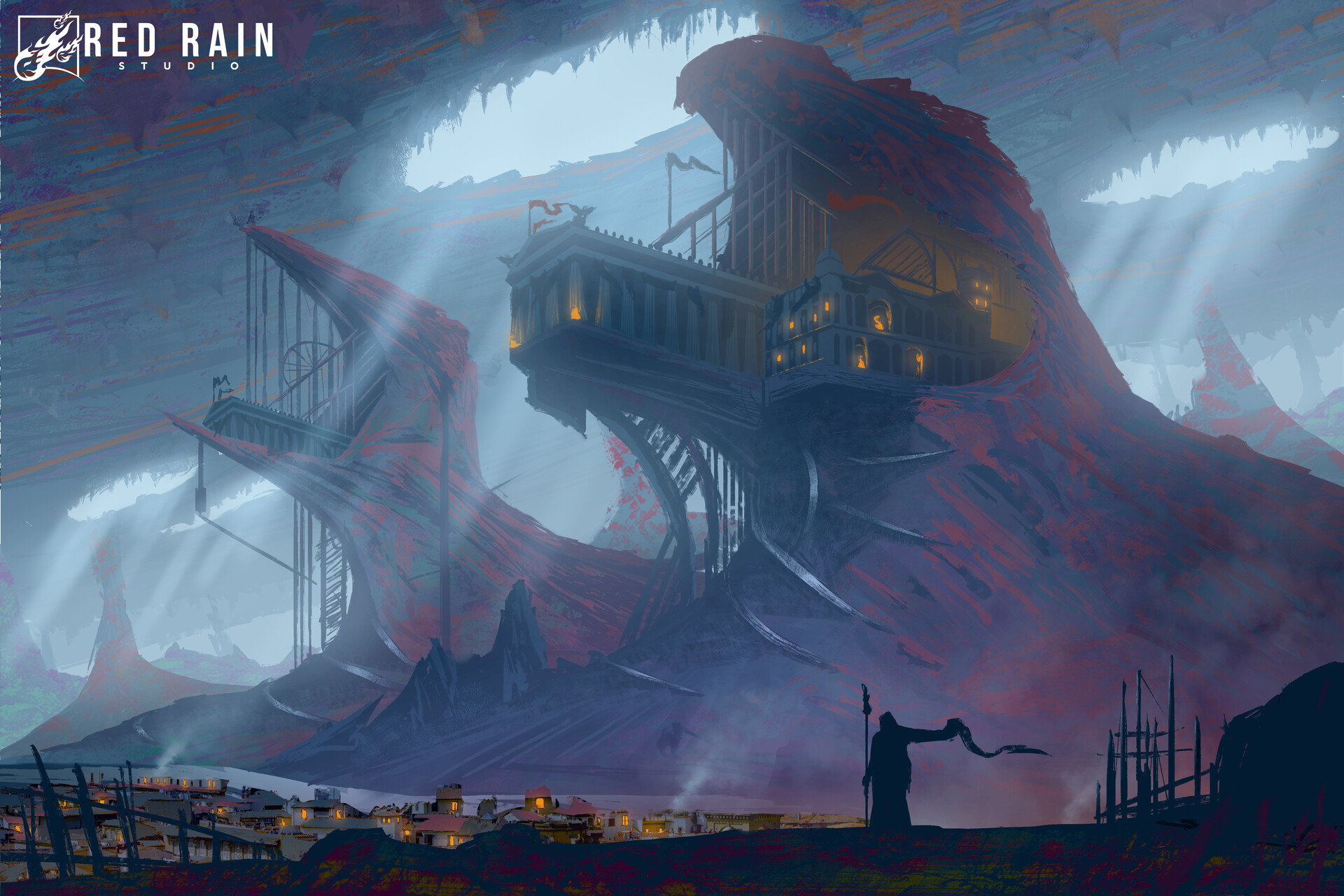 ArtStation - Lunar Punk Environment Key Art