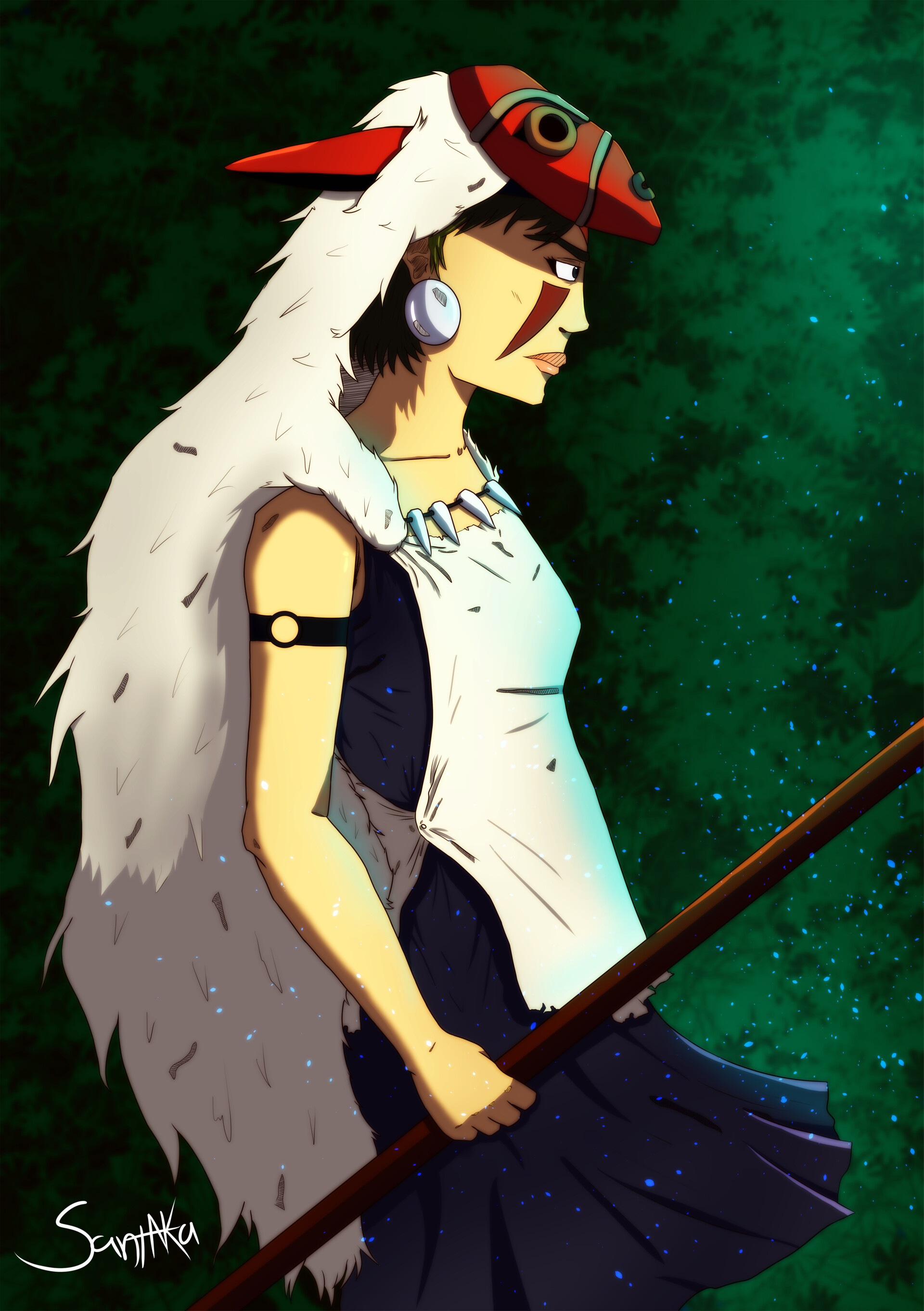 ArtStation - Princess Mononoke