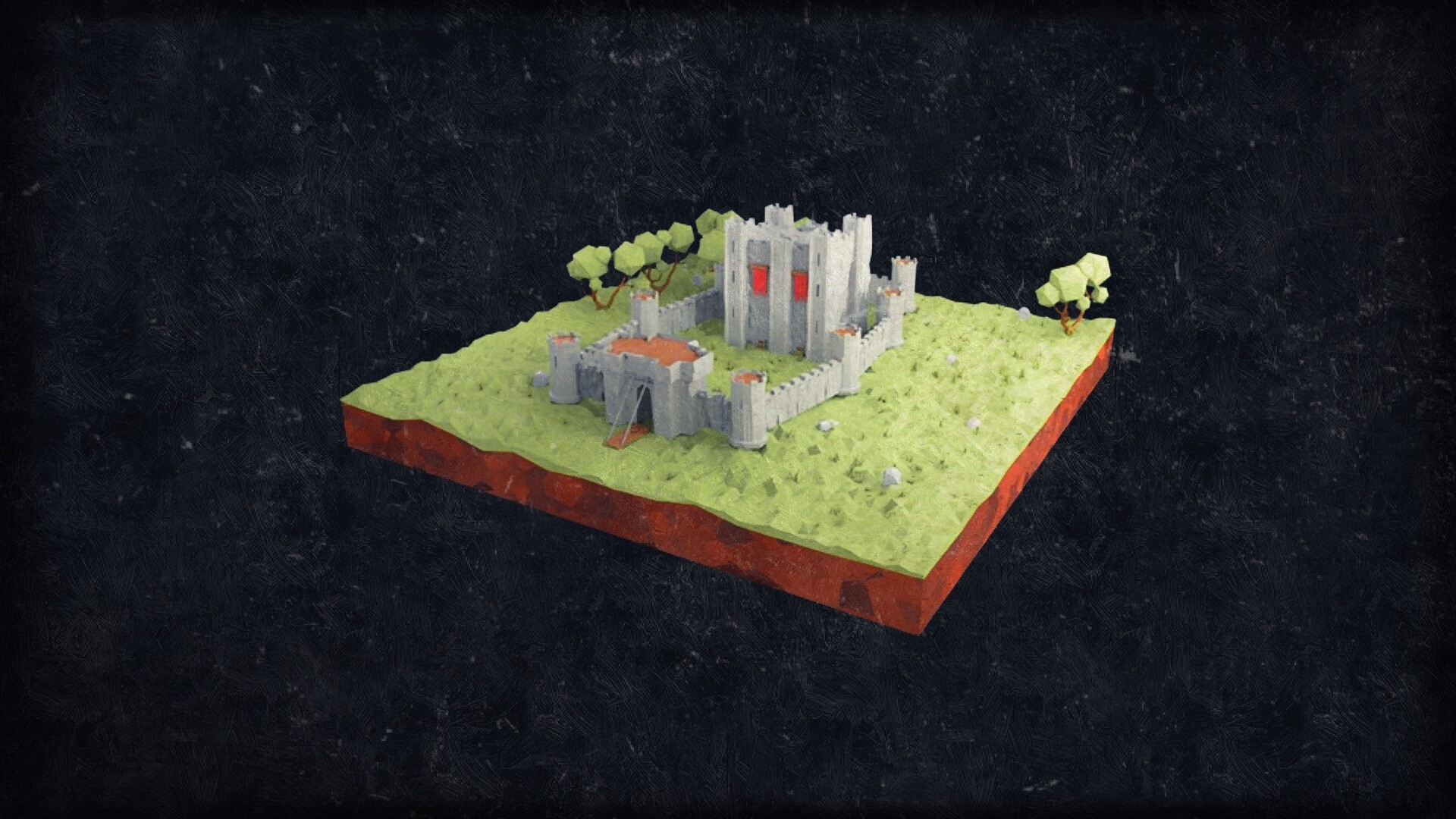 ArtStation - Castle Low Poly