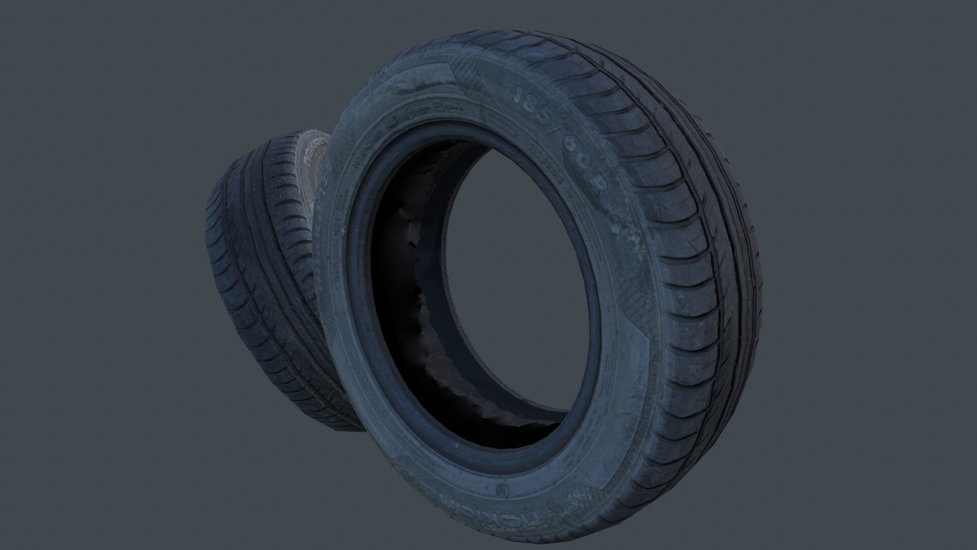 ArtStation - Dirty car tire photogrammetry
