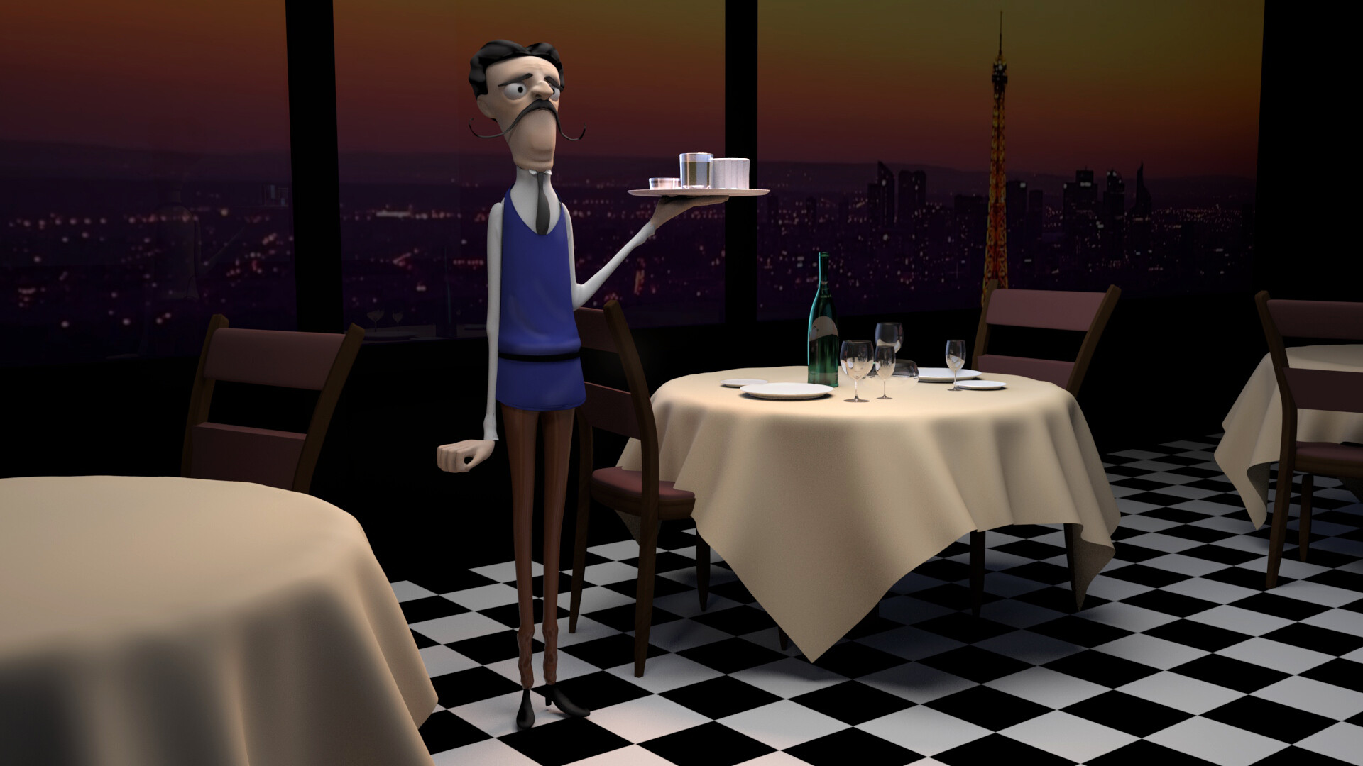 ArtStation - French Waiter