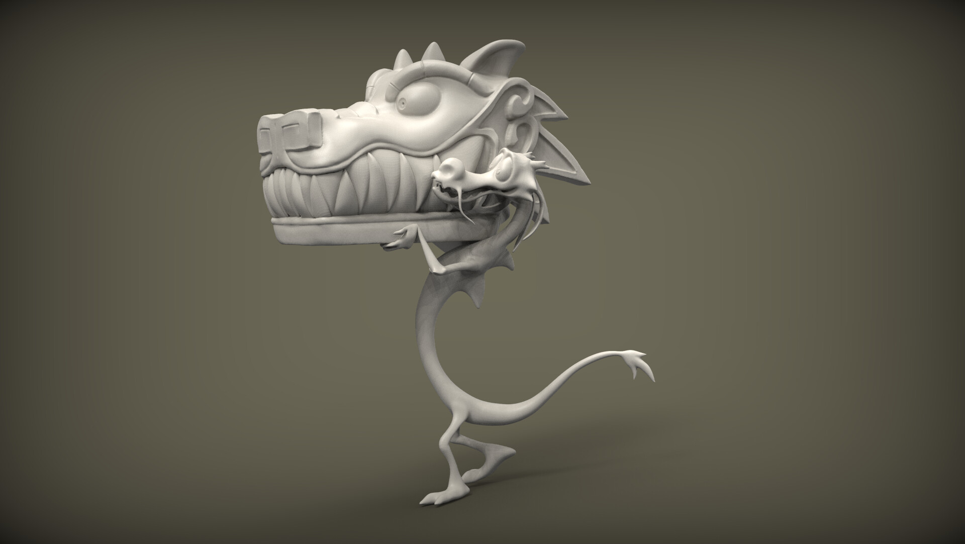 Stone Dragon From Mulan