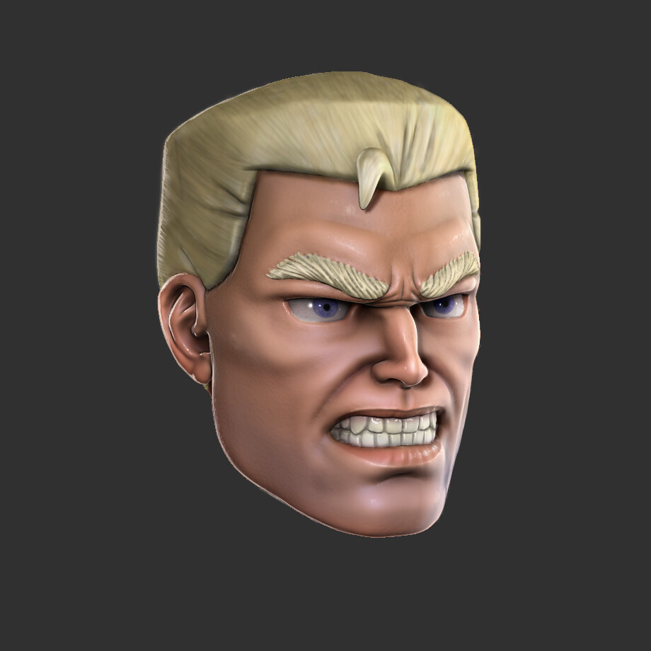 ArtStation - Stylized Eddie Brock Head
