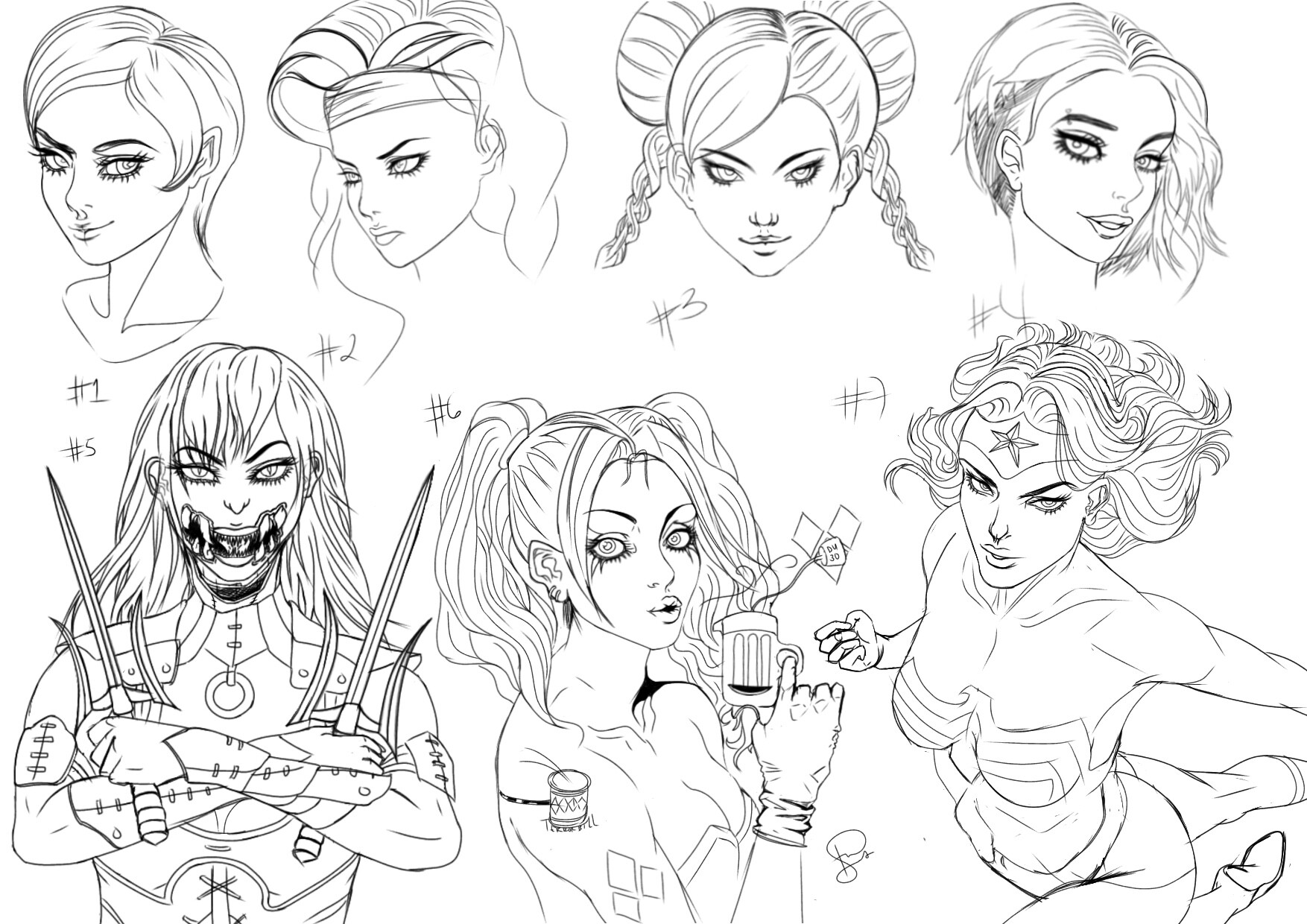 ArtStation - Choose Your Fighter: Artgerm Study