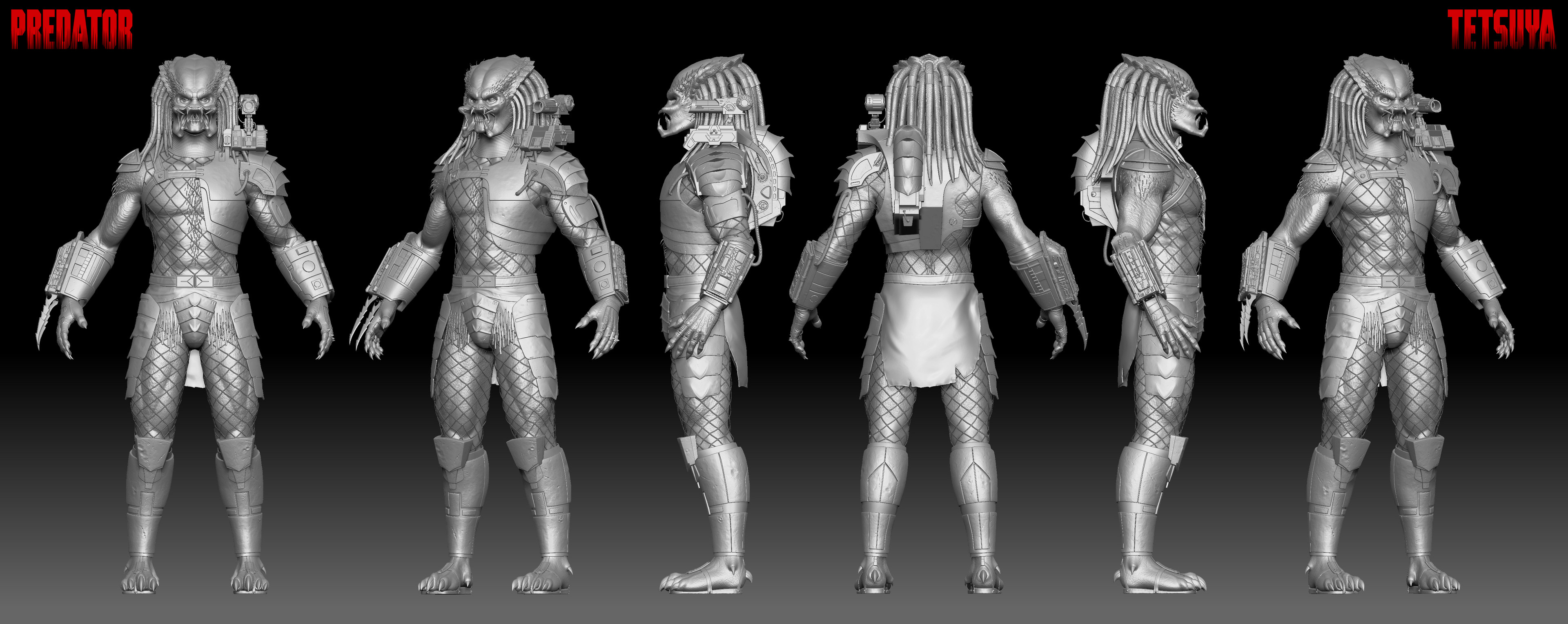 Tetsuya Chiba - Predator Sculpt