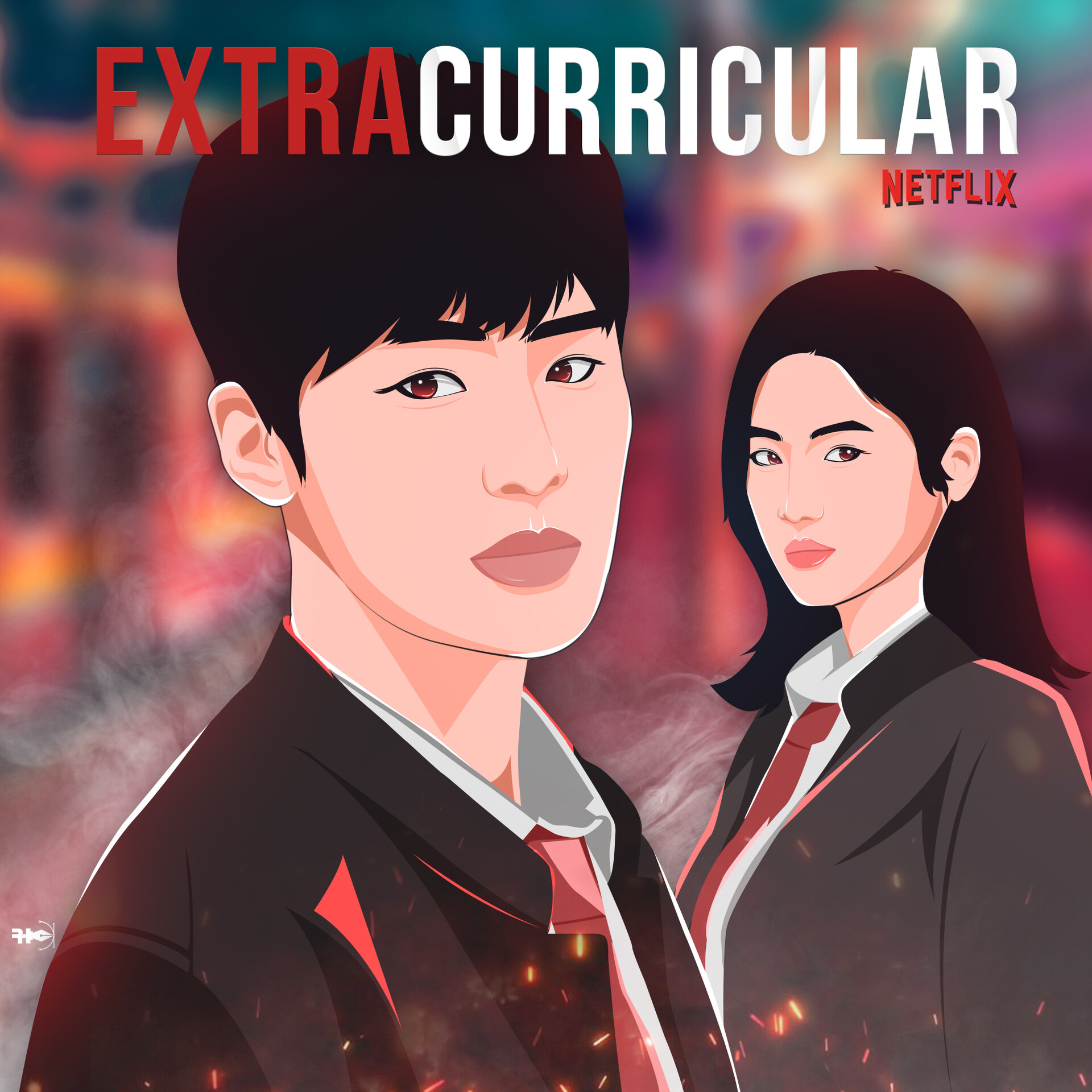 ArtStation - Extracurrilar Art Poster