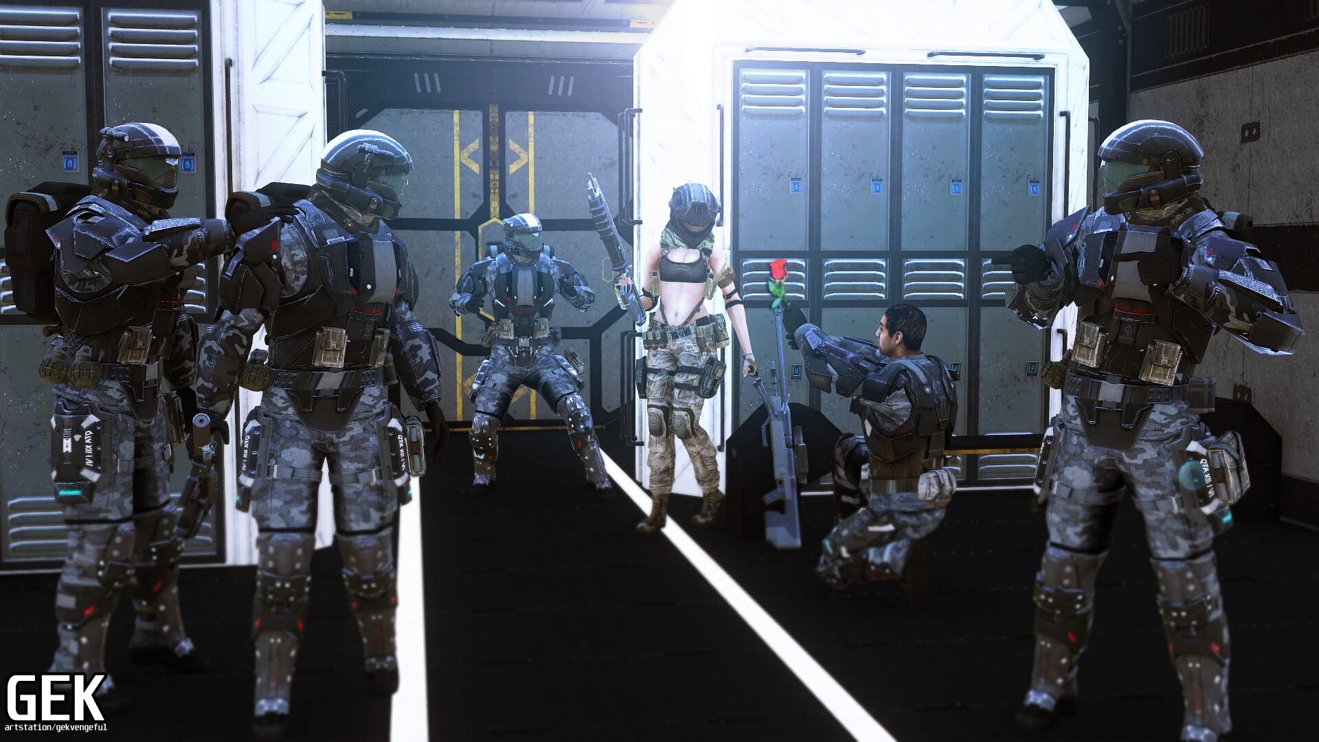 ArtStation - ODST Roses