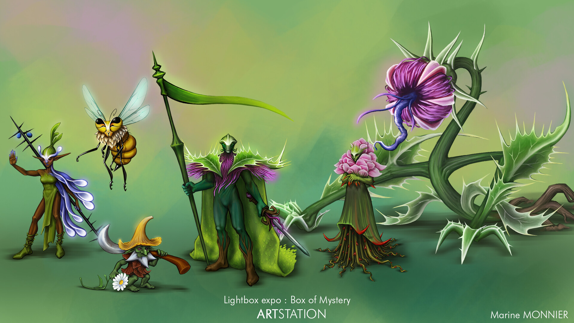 ArtStation - Lightbox Expo: Box of Mystery - Character Design