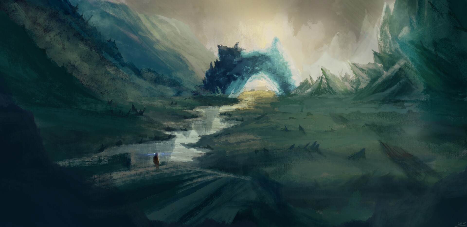 ArtStation - ice world??