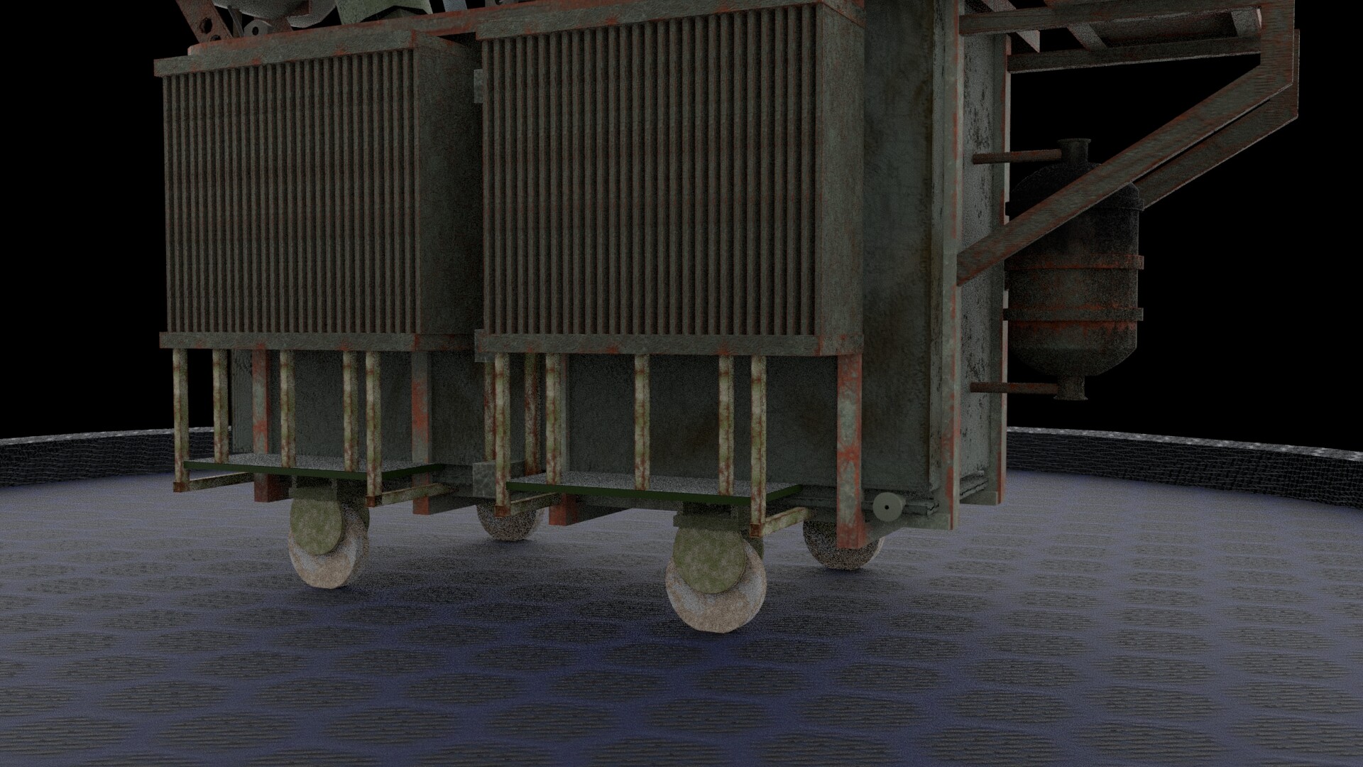 DAVID MANDAL - old Defunct Electric Transformer.