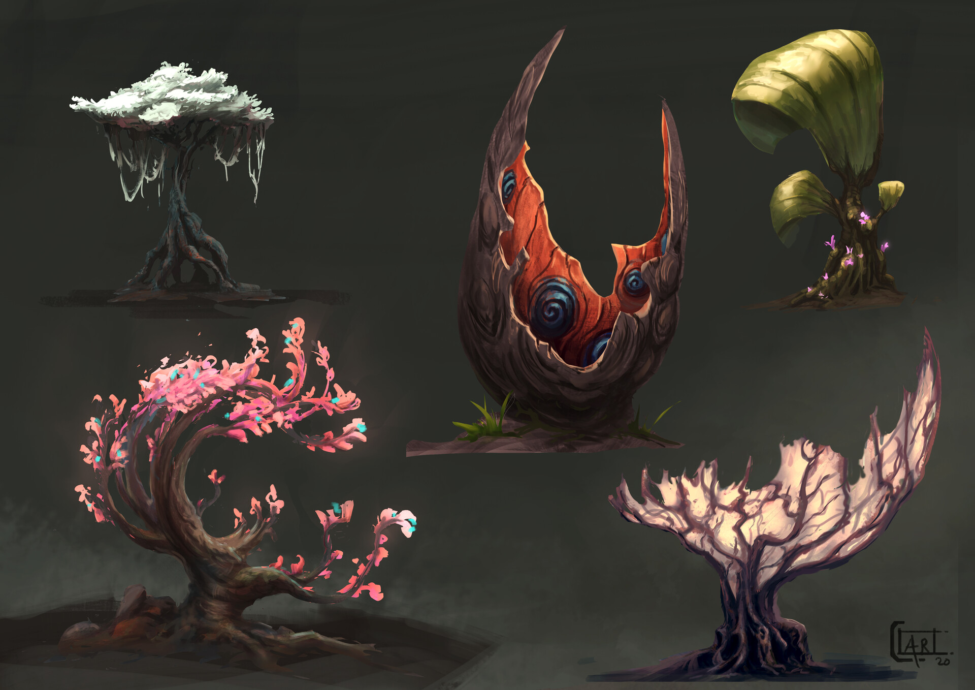 ArtStation - tree designs