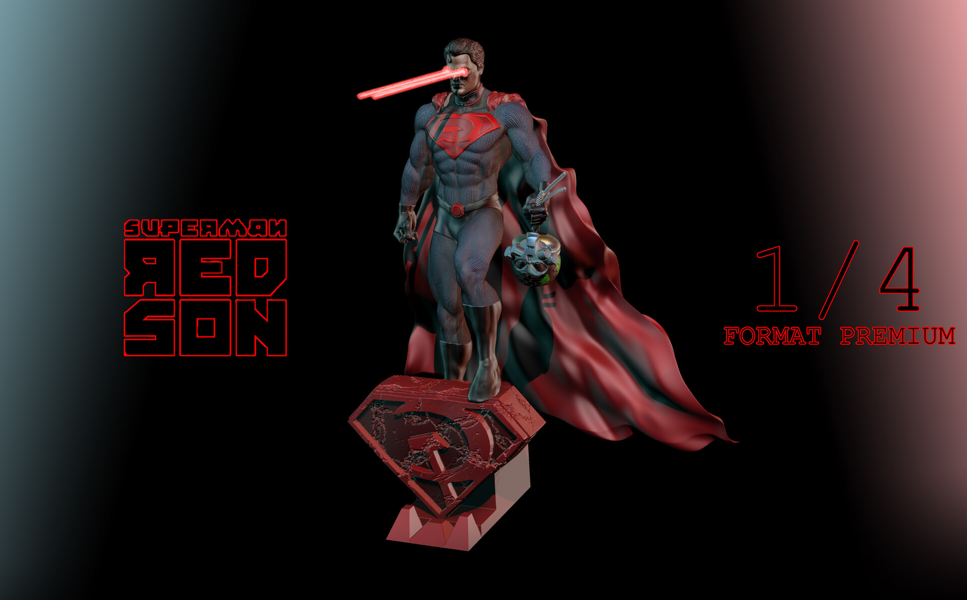 ArtStation - SUPERMAN THE RED SON