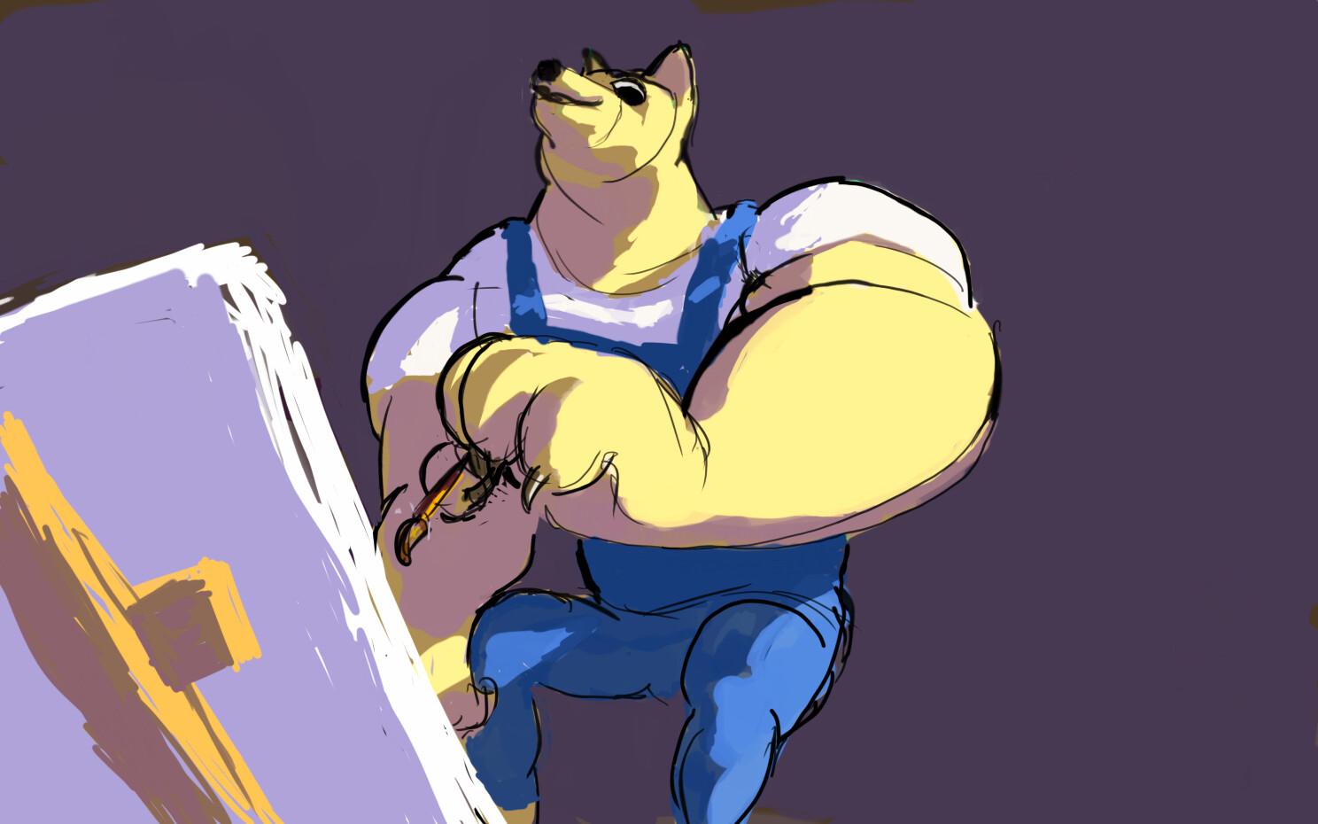 ArtStation - Swole Doge