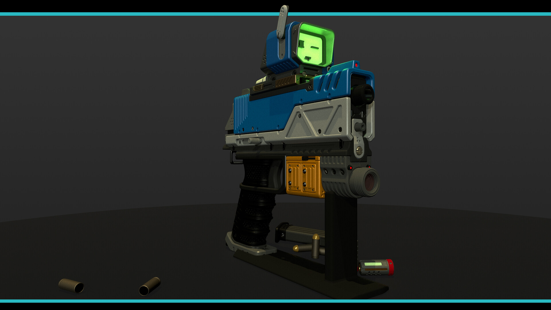 Desmond Walsh - Drone Gun High poly