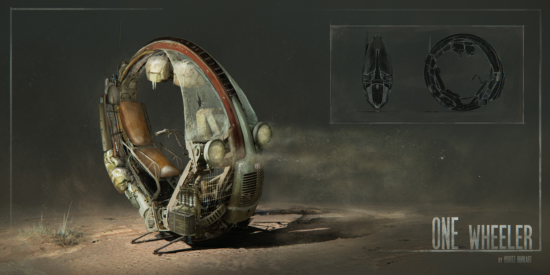ArtStation - One Wheeler