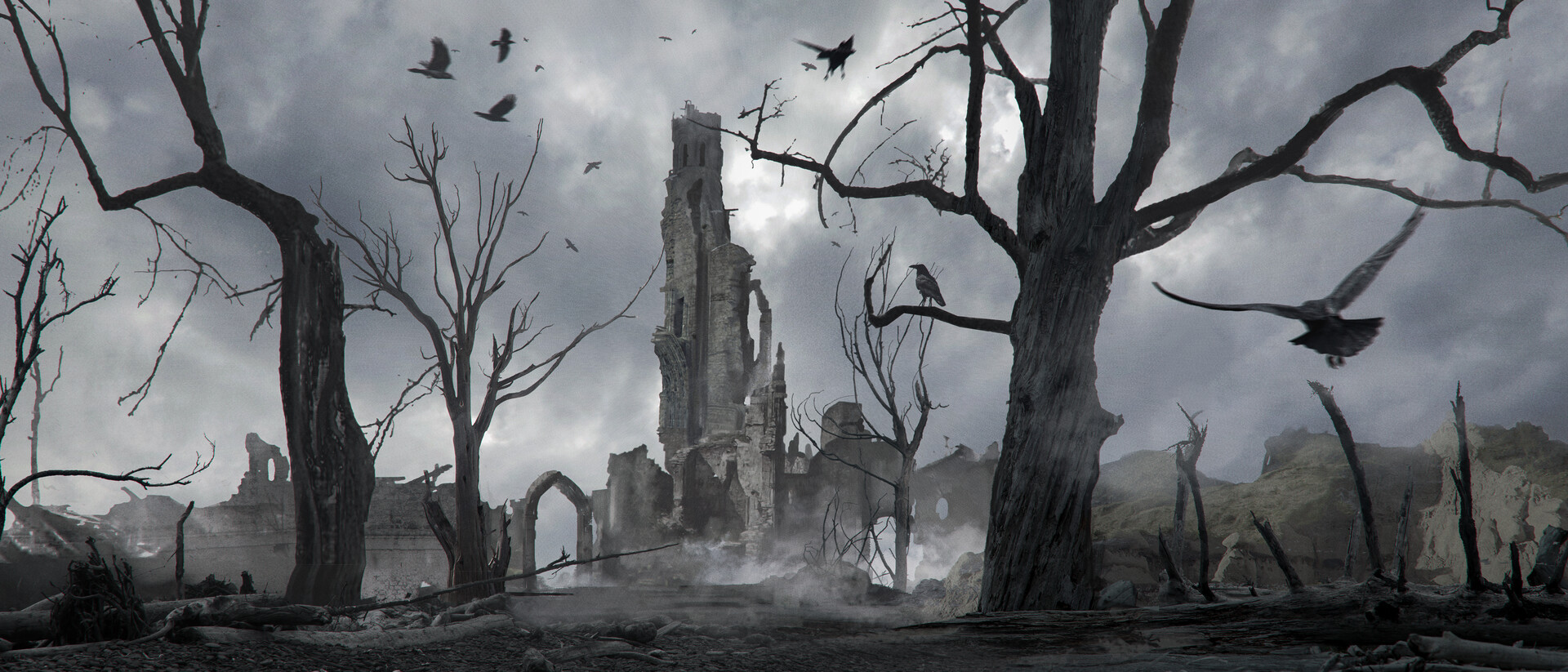 ArtStation - Creepy Ruins