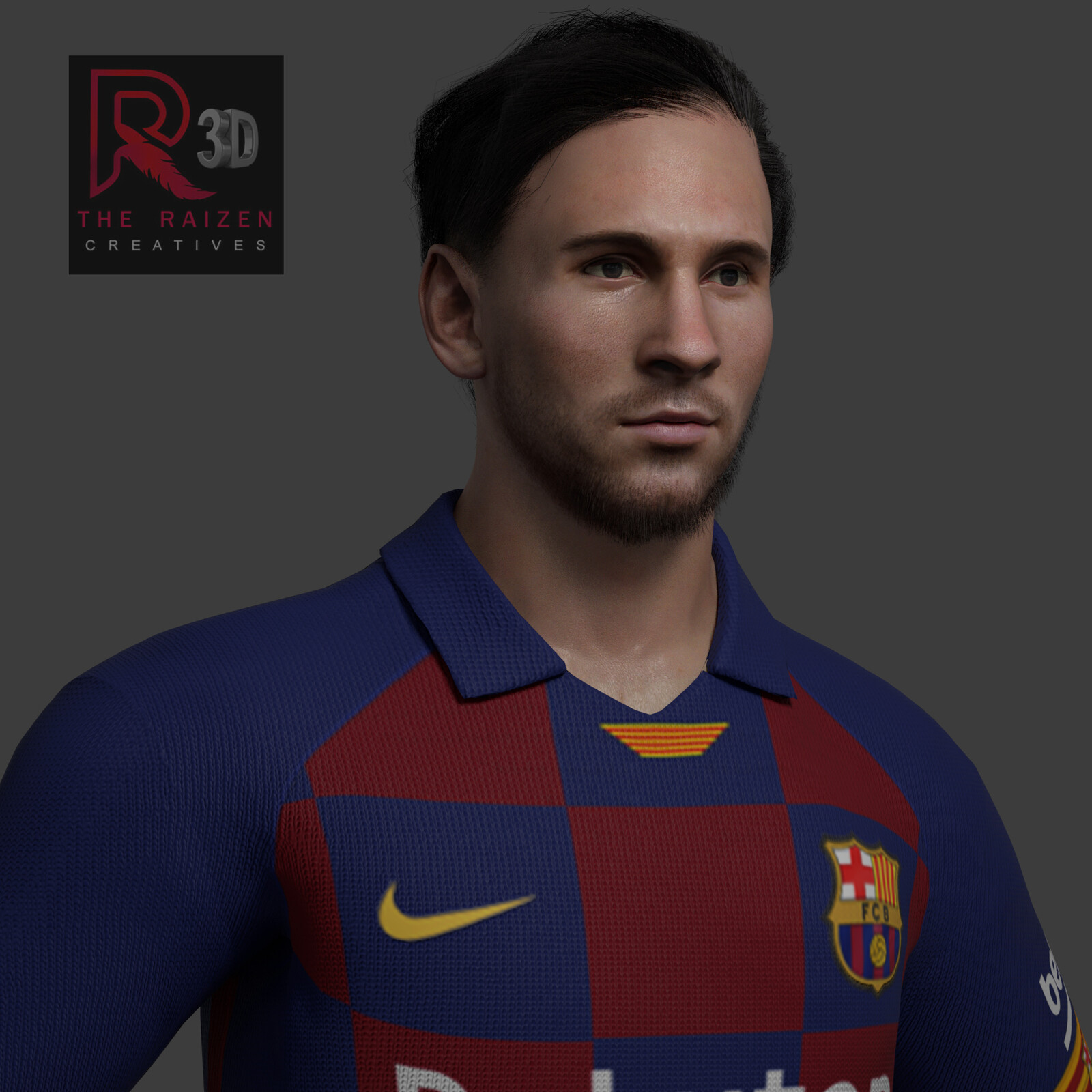 RAIZEN ROBERT - Lionel Messi 3D 2020 Updation