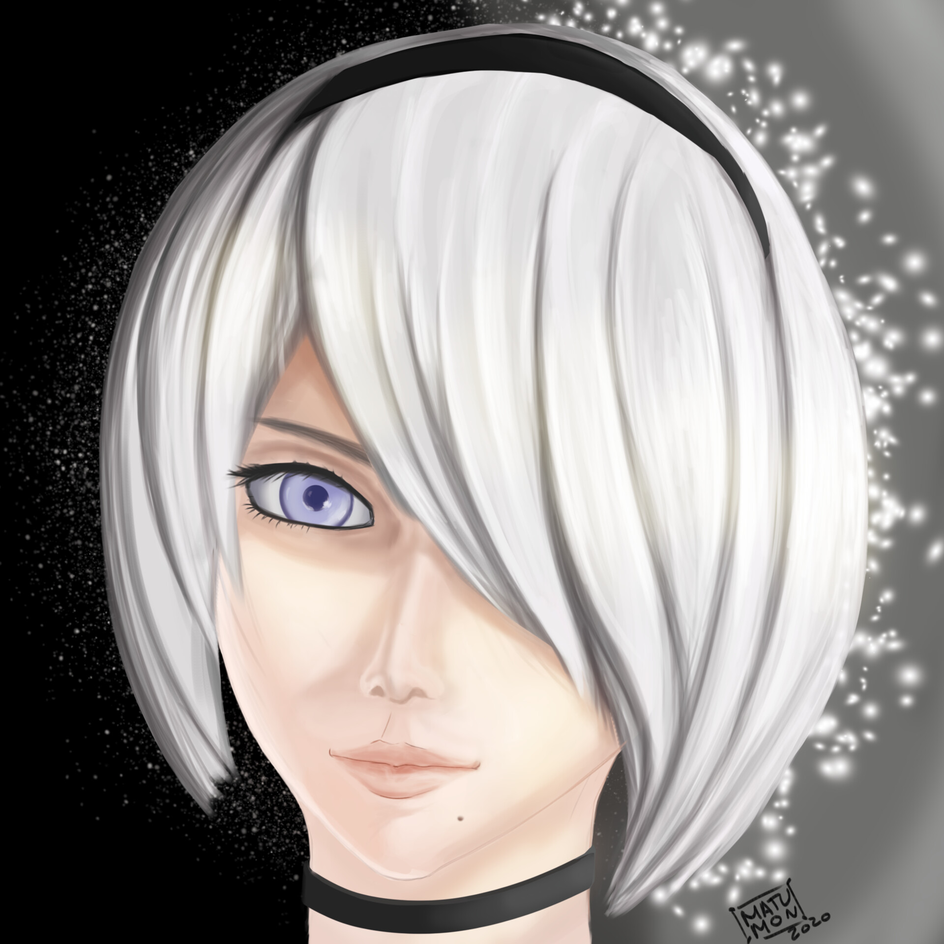 ArtStation - 2B Portrait Study