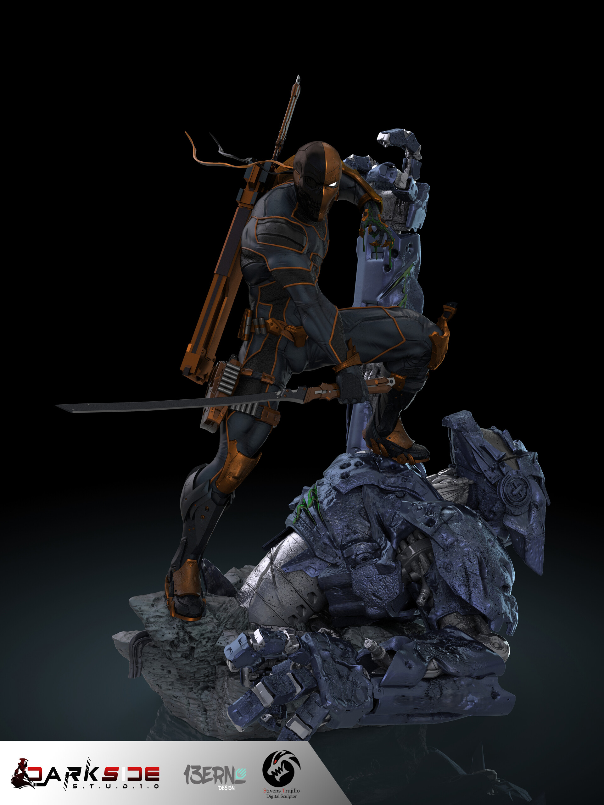 ArtStation - Deathstroke 2.0 (torso 01)