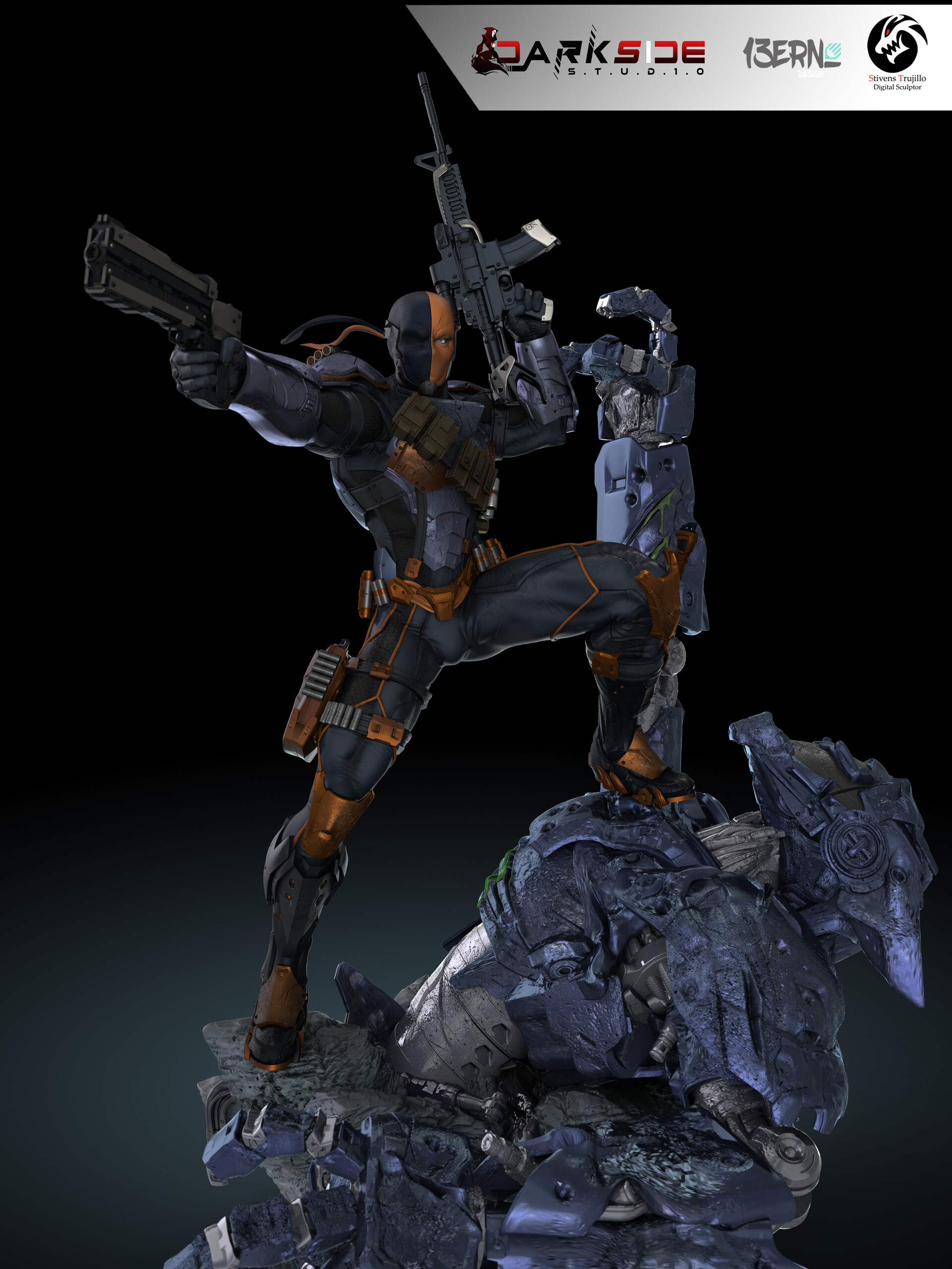 ArtStation - Deathstroke 2.0 (torso 02)