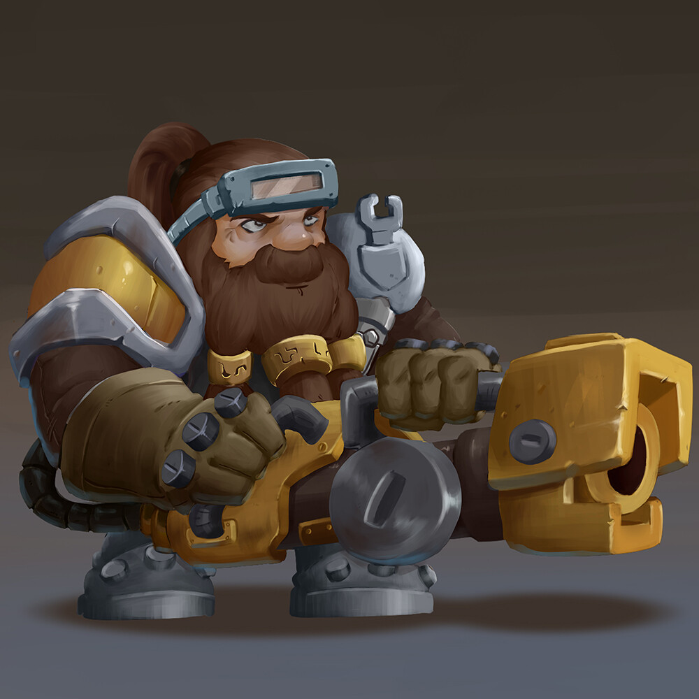 ArtStation - Dwarf gunner