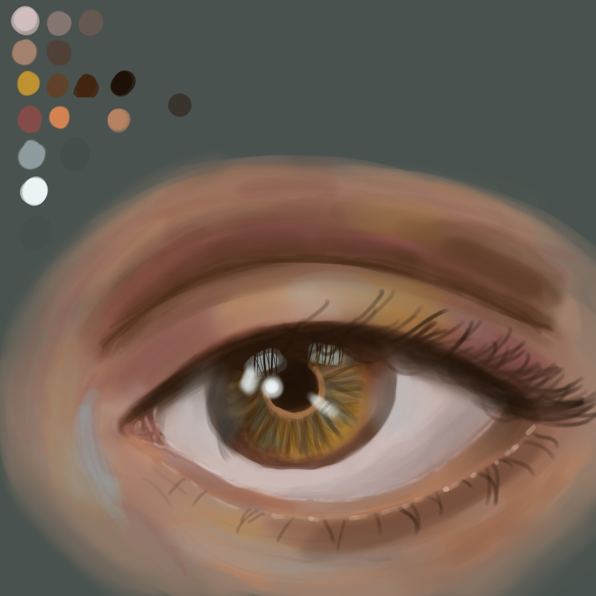 ArtStation - Eye Painting